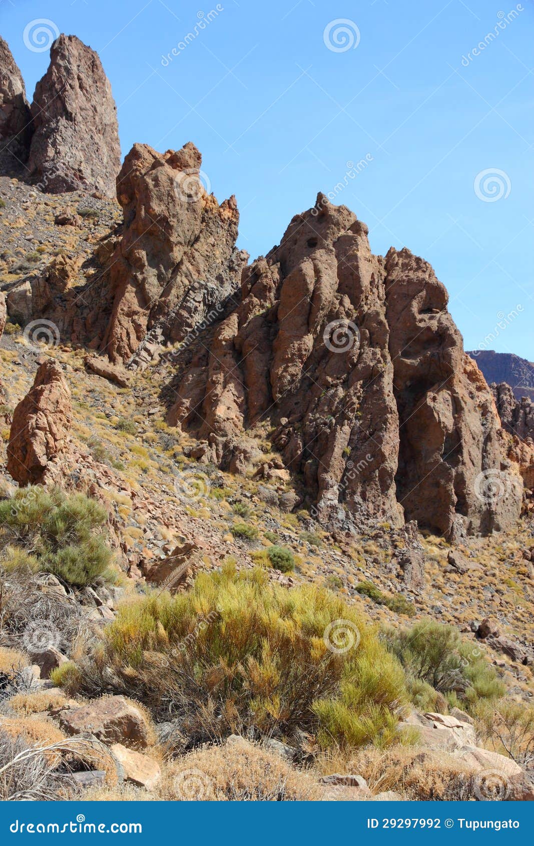 Tenerife mountains stock photo. Image of formation, teide - 29297992