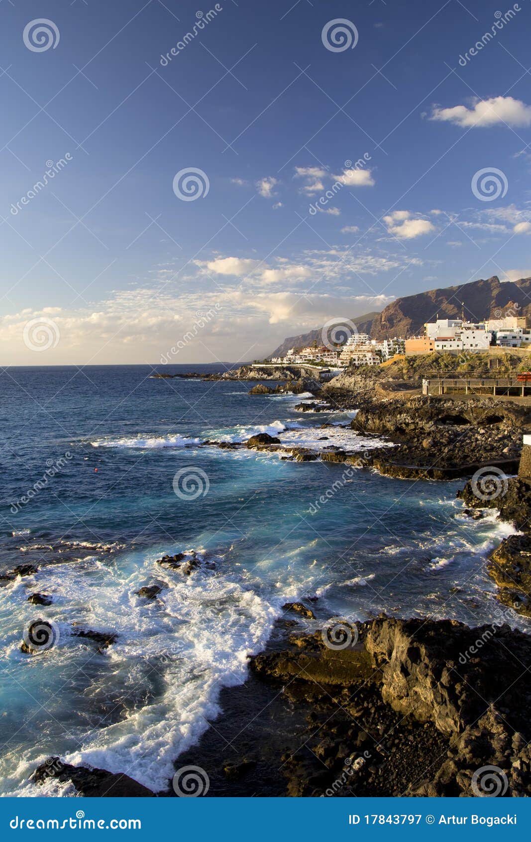 Tenerife Shore Scenery stock image. Image of island, tenerife - 17843797