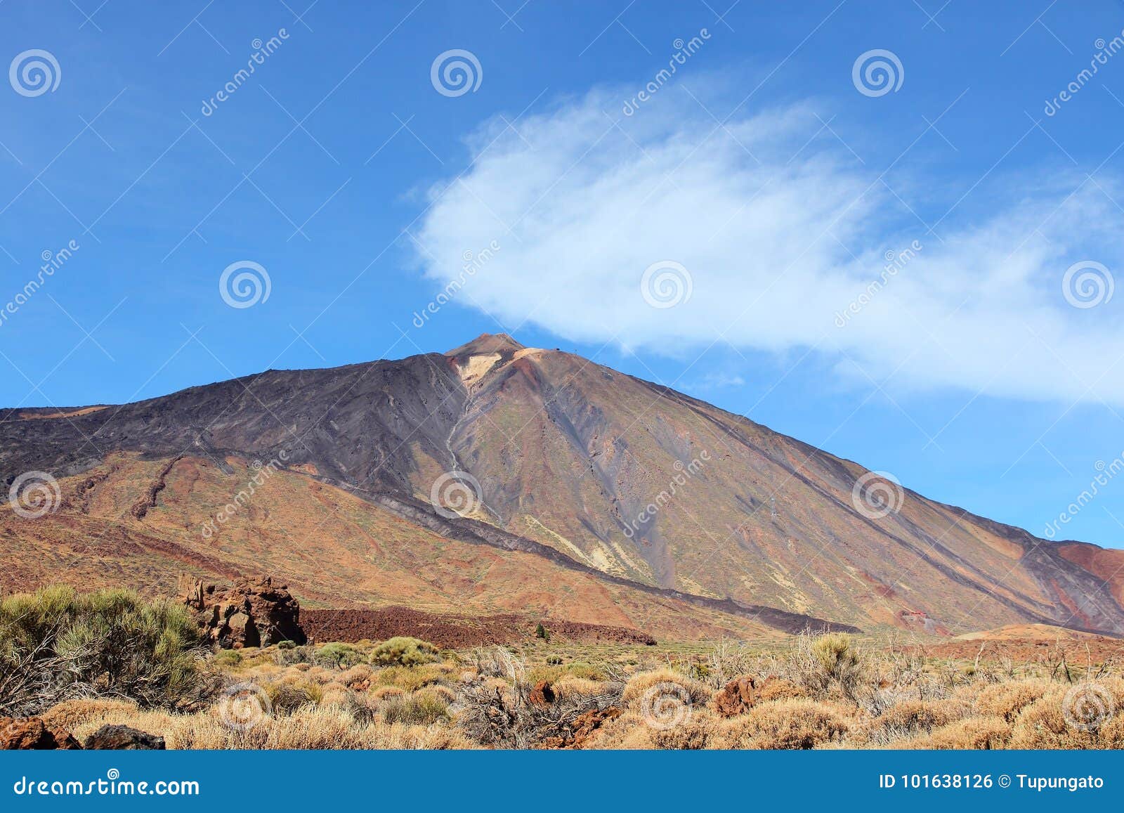 Tenerife volcano stock photo. Image of national, park - 101638126