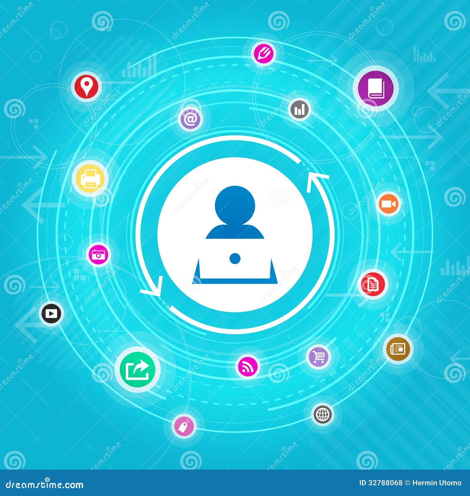 Tenga Acceso a La Disponibilidad Ilustración del Vector - Ilustración ...