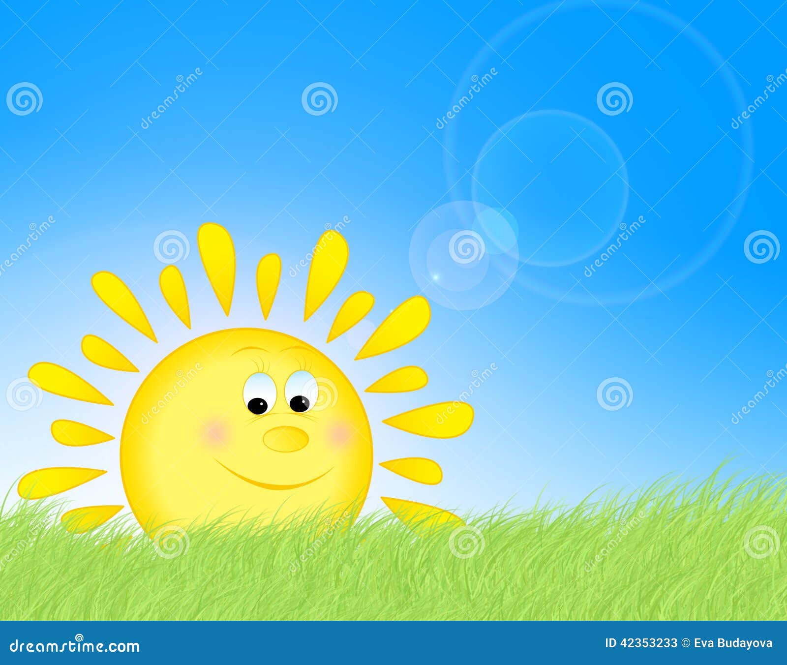 Tenga un día agradable stock de ilustración. Ilustración de sonrisa ...