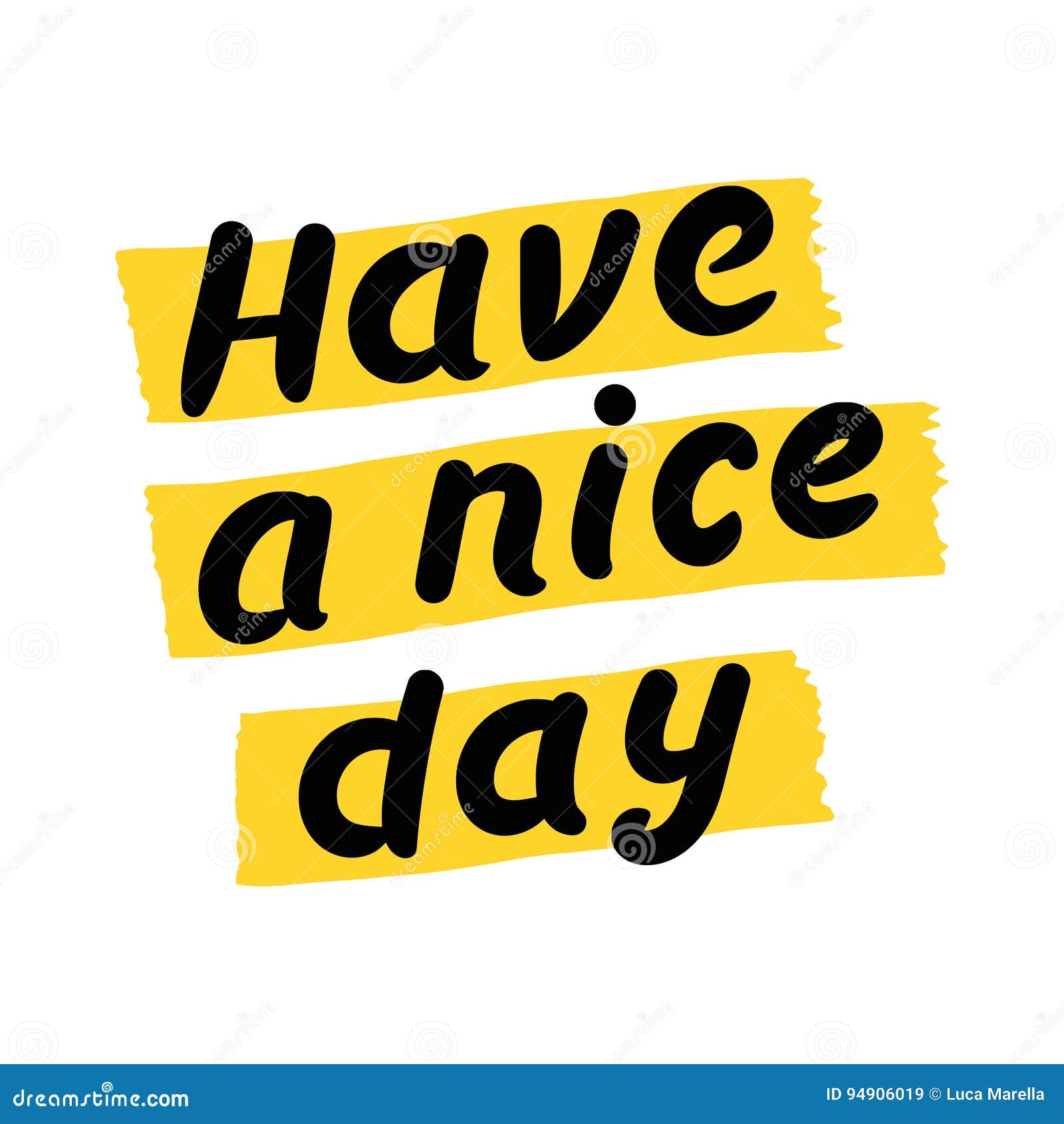 Tenga un día agradable ilustración del vector. Ilustración de fondo ...