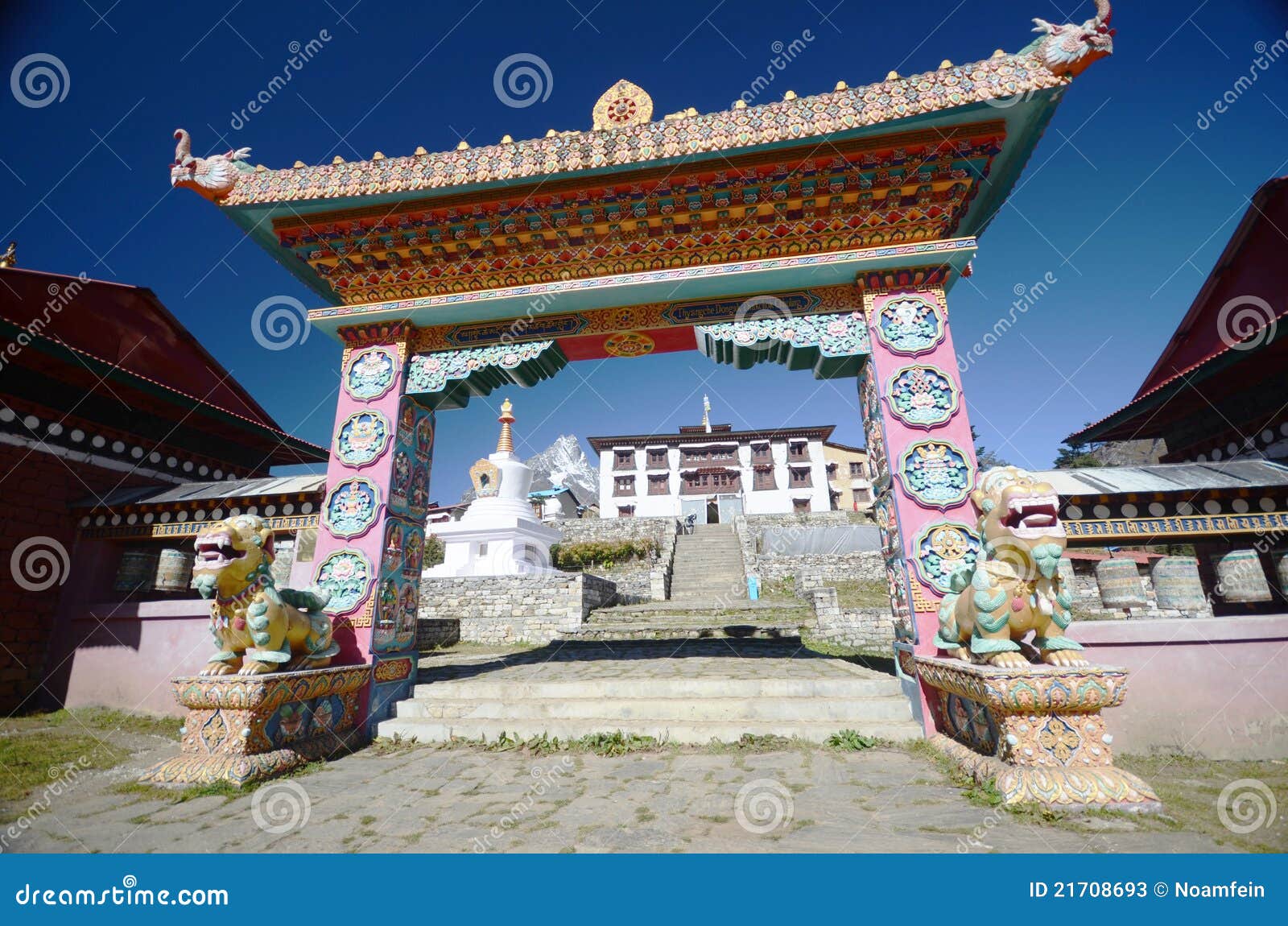 Tengboche - Buddhist Tibetan Monastery in Khumbu Editorial Stock Photo ...