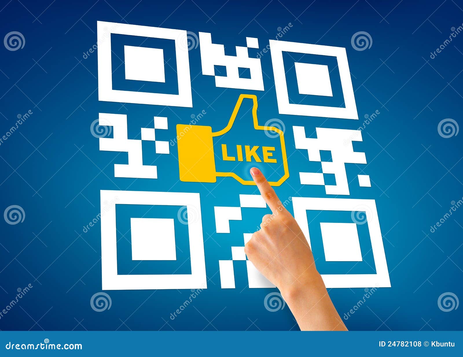 Tengo Gusto De Código De QR Foto de archivo editorial - Ilustración de ...