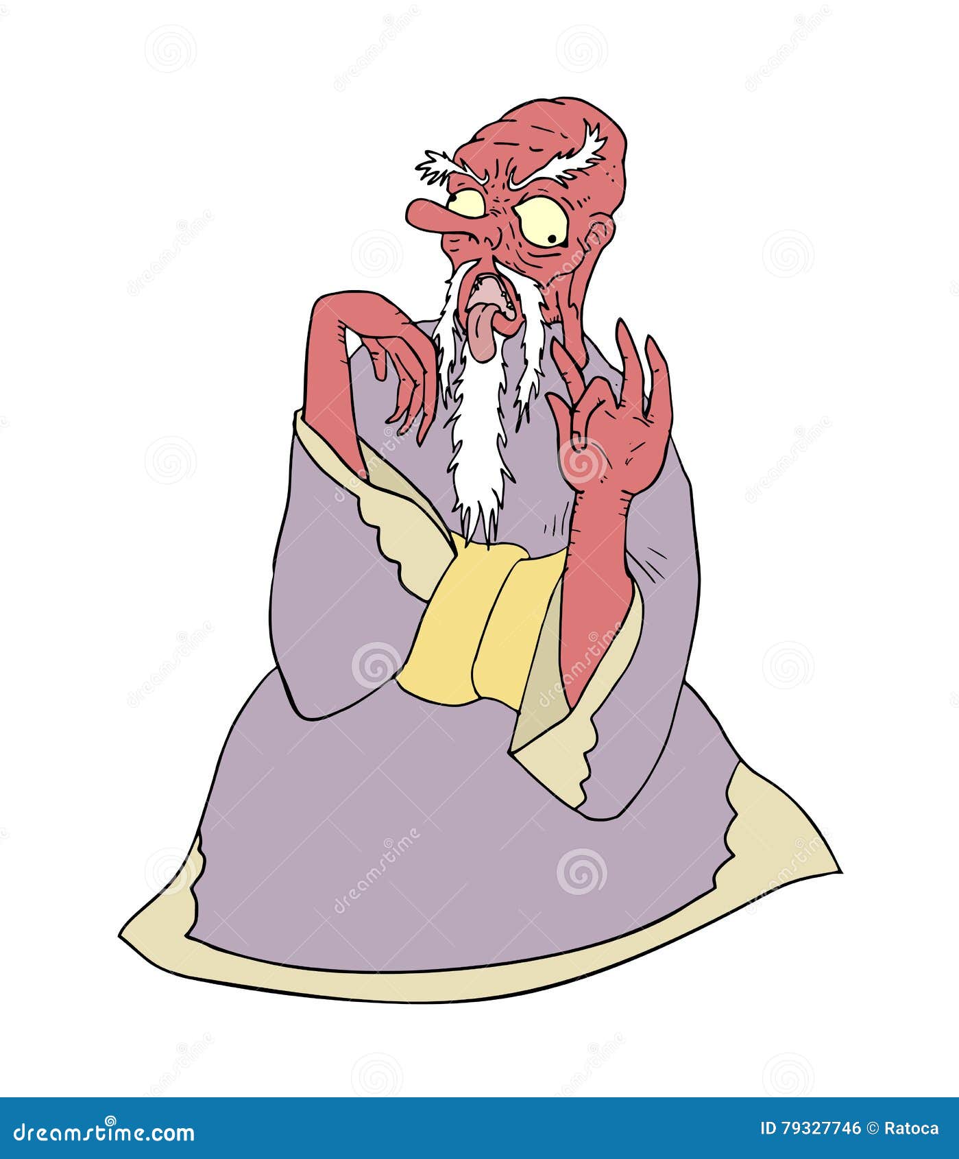 Tengu illustration stock vector. Illustration of drawing - 79327746