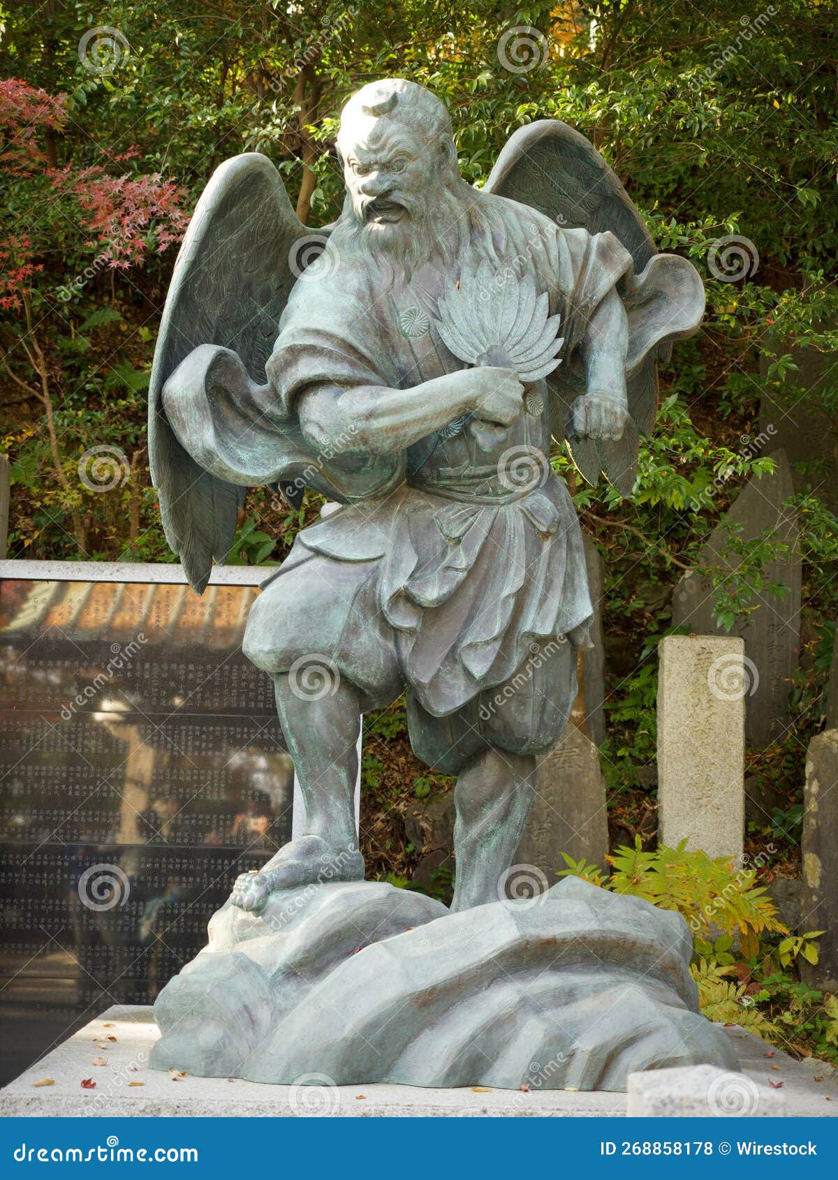 Tengu Statue at Mount Takao in Japan Stock Photo - Image of outdoors ...