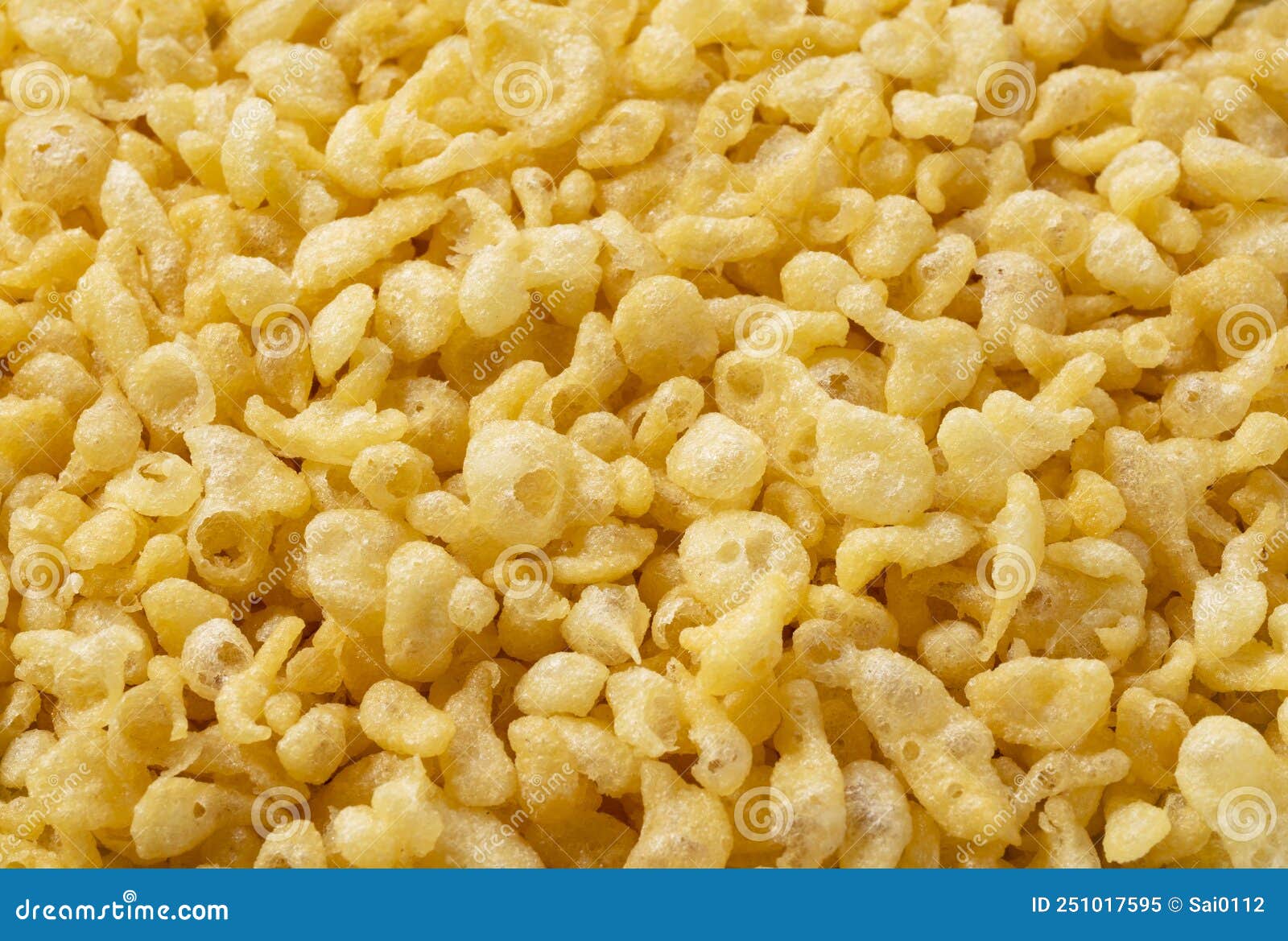 Tenkasu Placed Throughout the Screen Stock Image - Image of batter ...