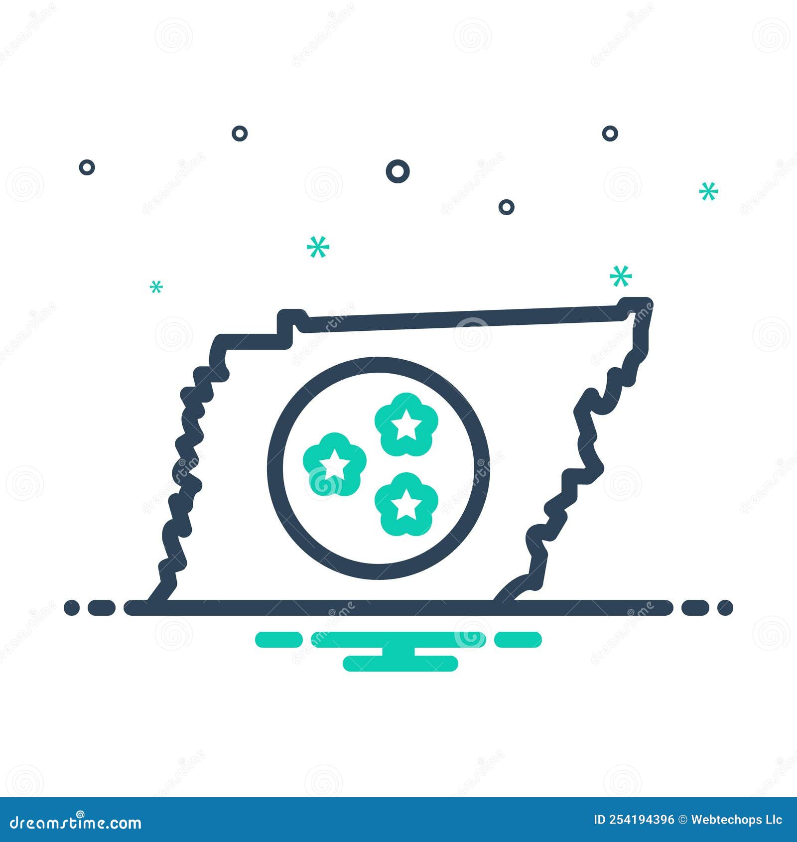 Mix Icon for Tennessee, Nashville and State Stock Illustration ...