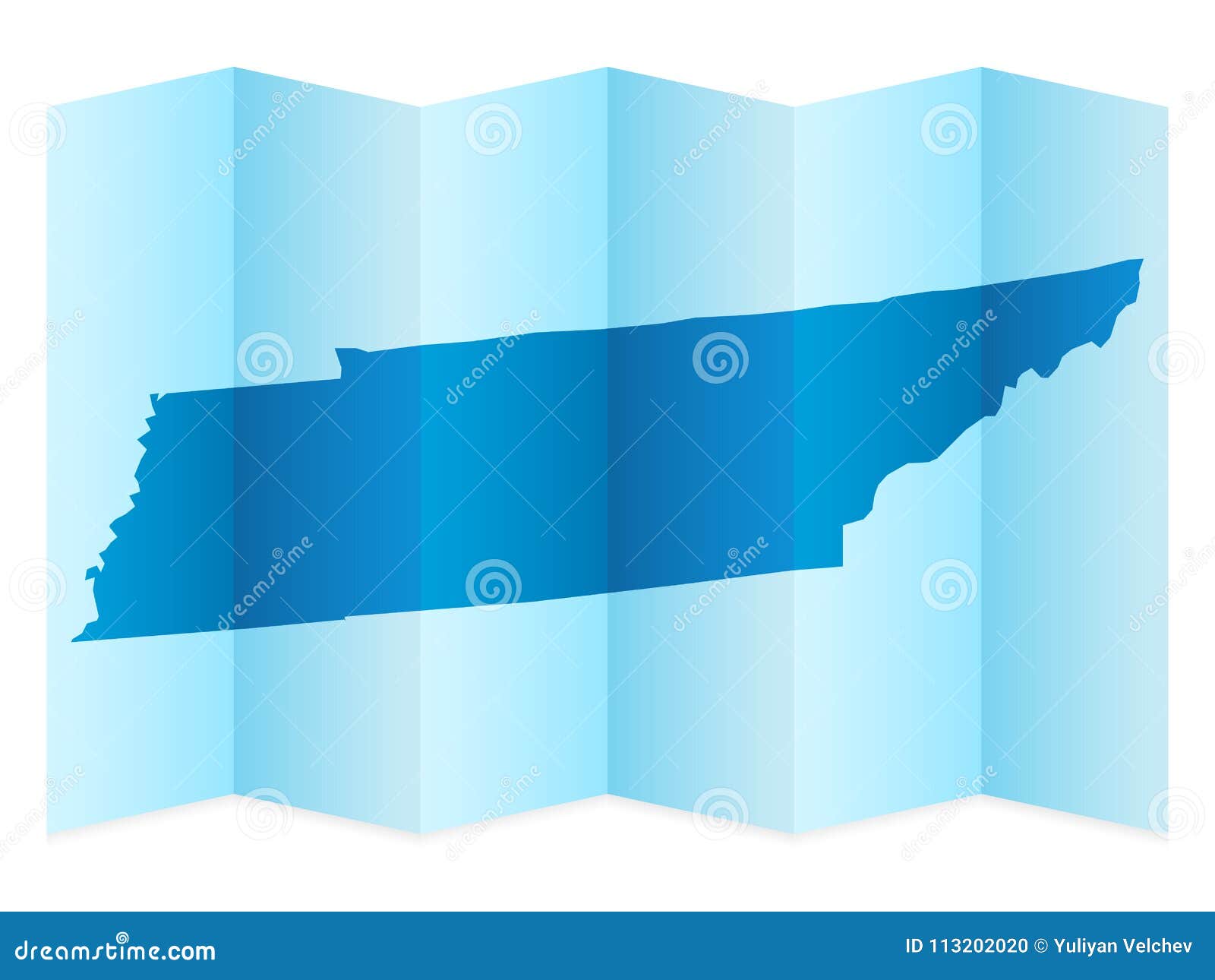 Tennessee map stock vector. Illustration of tennessee - 113202020