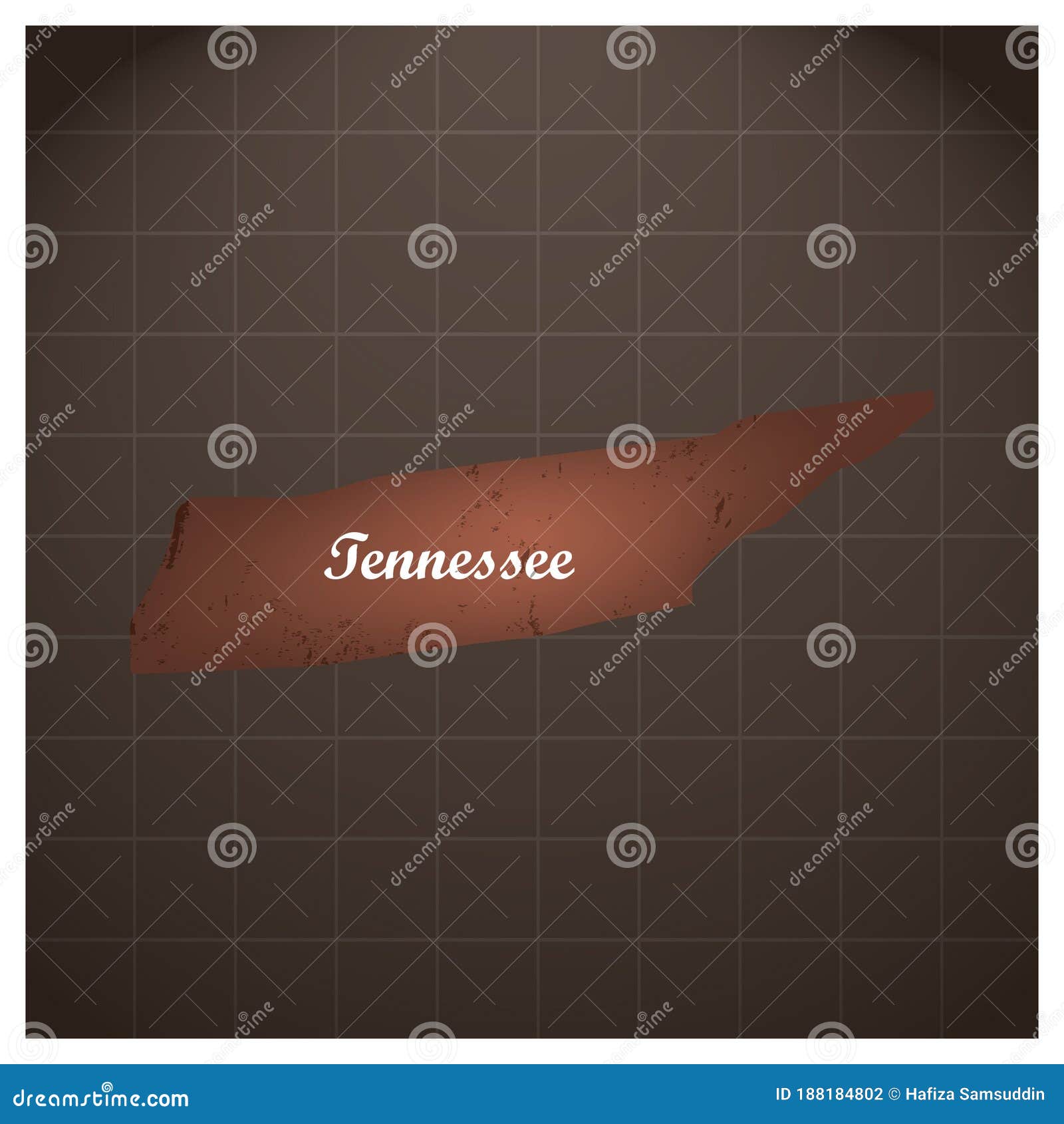 Tennessee State Map. Vector Illustration Decorative Design Stock Vector ...