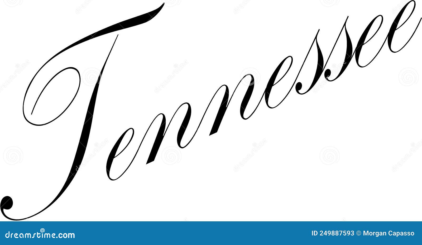 Tennessee Text Sign Illustration Stock Vector - Illustration of country ...