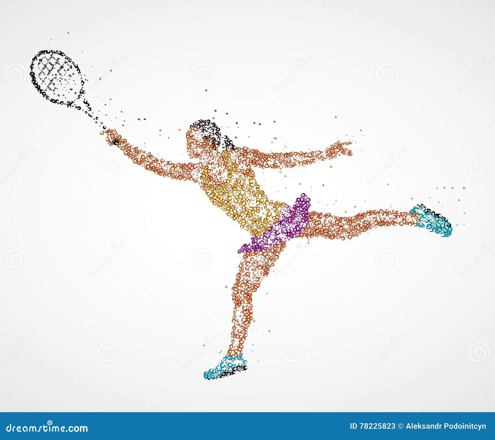 Tennis, abstract, player stock vector. Illustration of motion - 78225823
