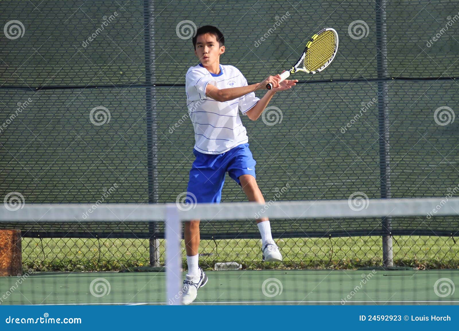 Tennis Action editorial stock photo. Image of young, determined - 24592923