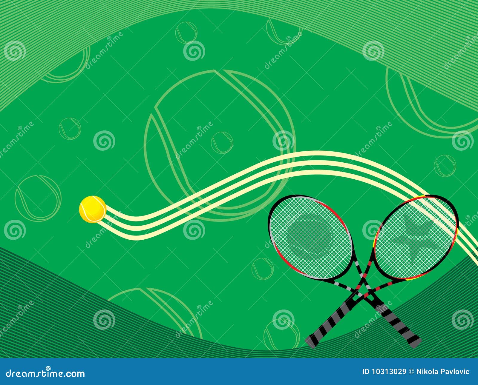 Tennis Background. Seamless Pattern Of Hand-drawn Black Sketch Style ...