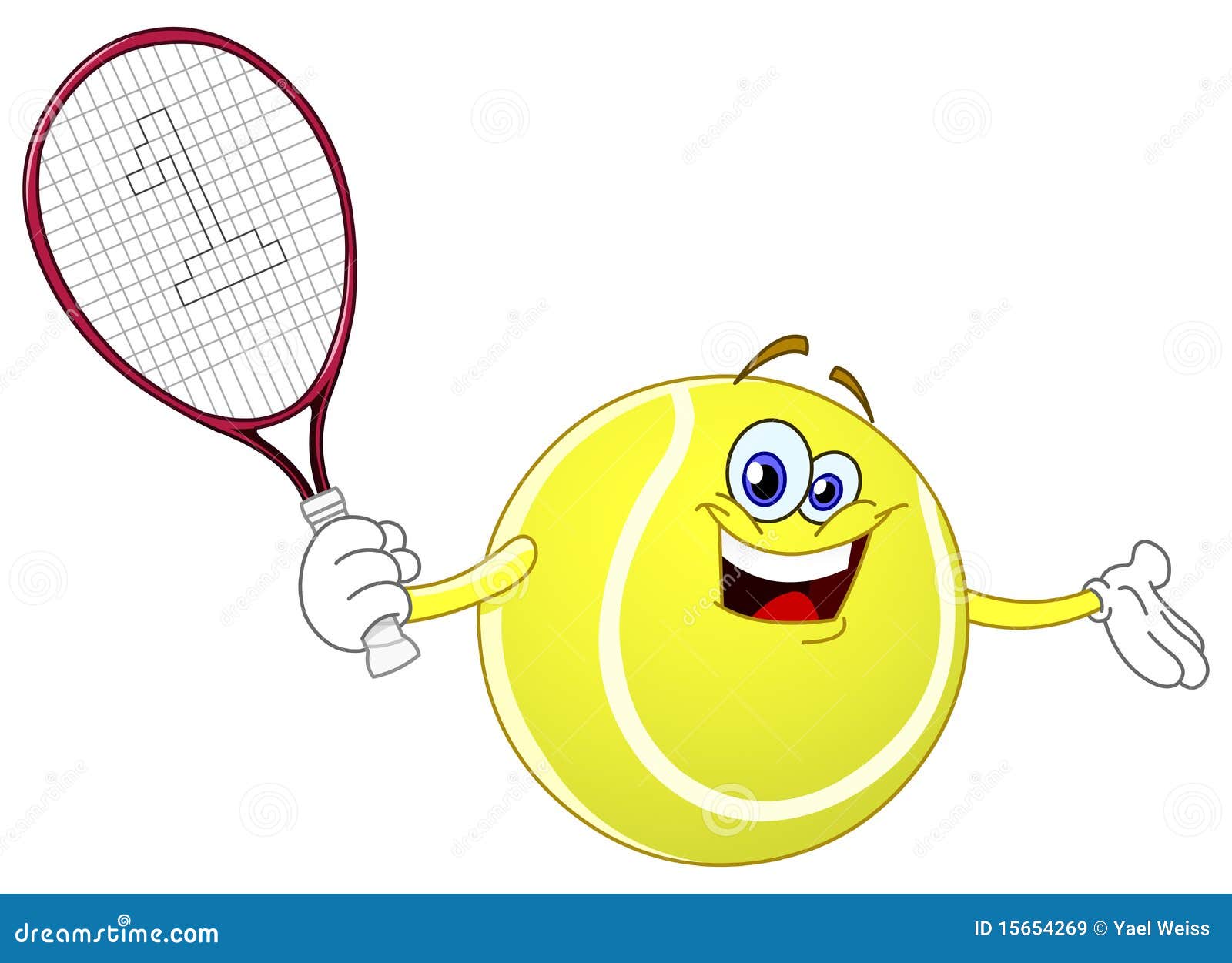 Tennis ball stock vector. Illustration of paddle, exercise - 15654269