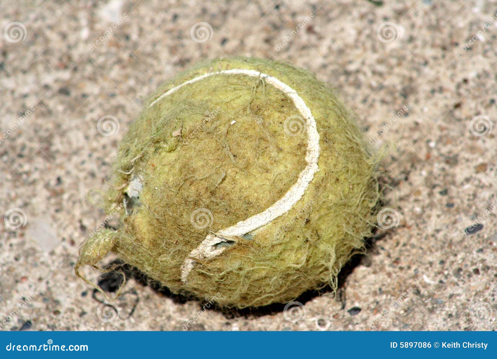 Tennis Ball stock photo. Image of ball, object, ragged - 5897086