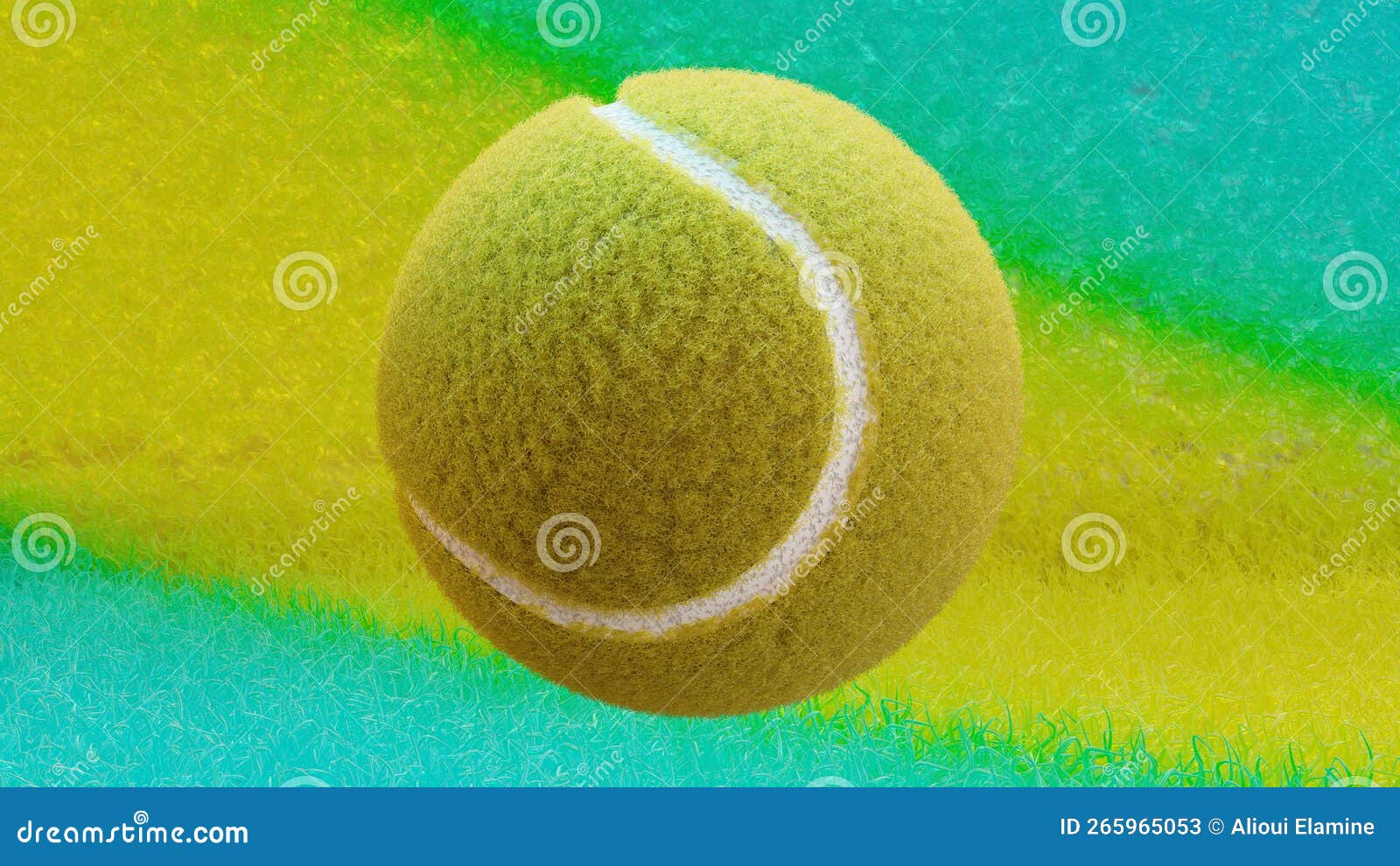 Tennis Ball on Abstract Background, Alpha Channel, Loop Animation, 3d ...