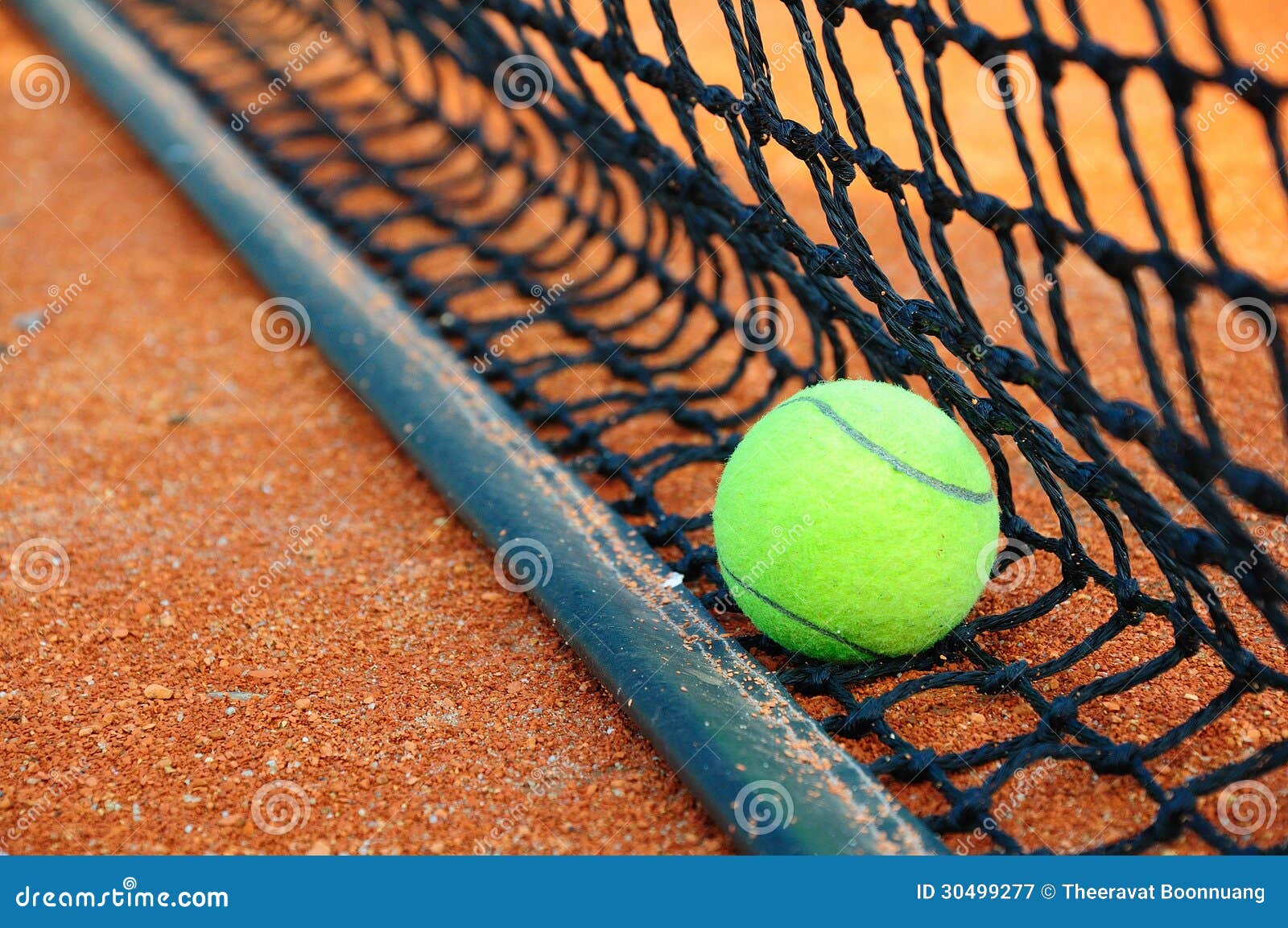 Tennis ball and net stock image. Image of orange, hobby - 30499277