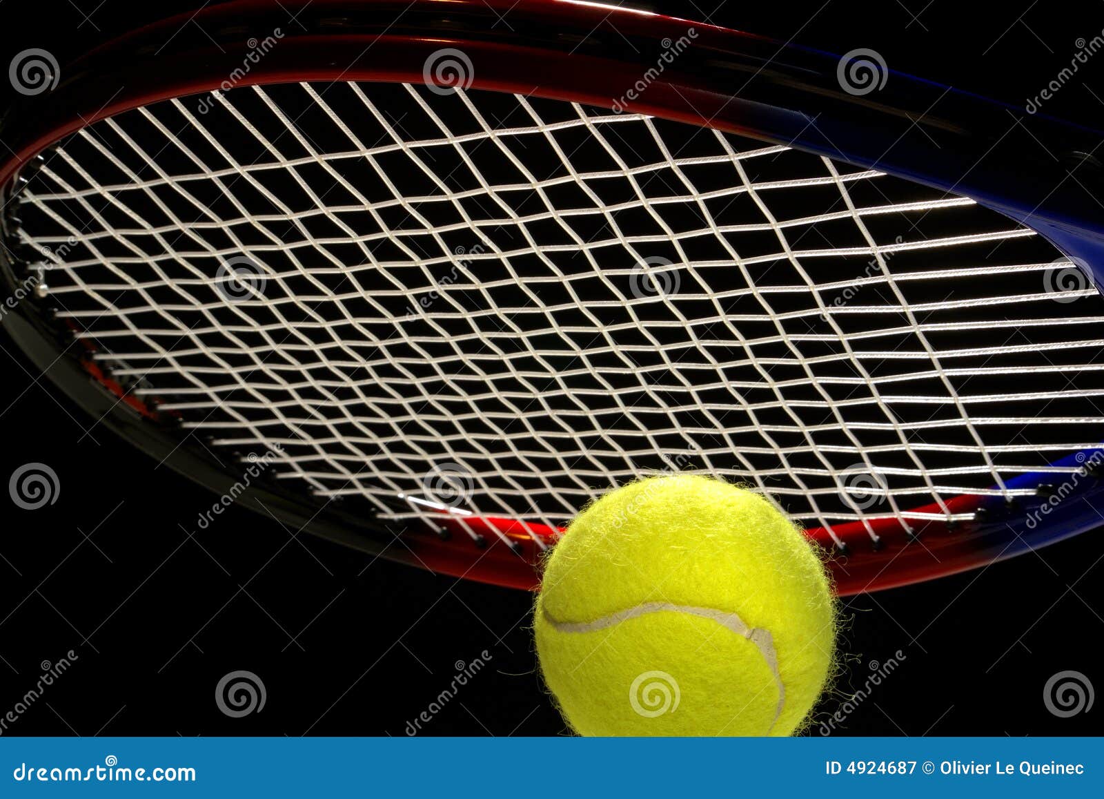 Tennis Ball and Racket stock image. Image of play, athletic - 4924687