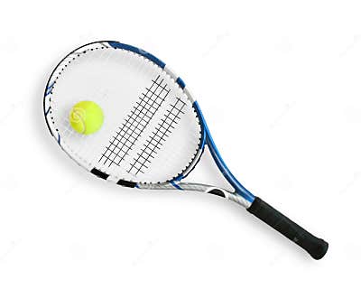 Tennis ball and racket stock image. Image of strings, objects - 8924685