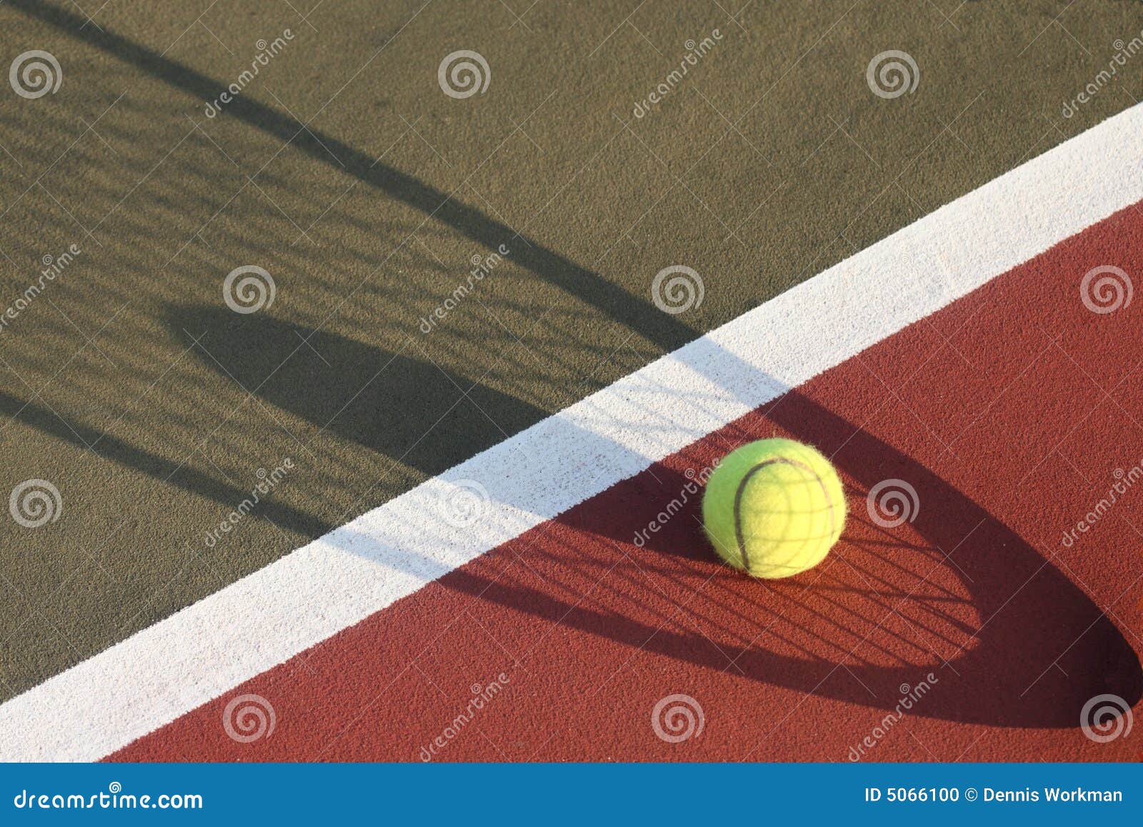 Tennis Ball Shadow of Racket Stock Photo - Image of women, ball: 5066100