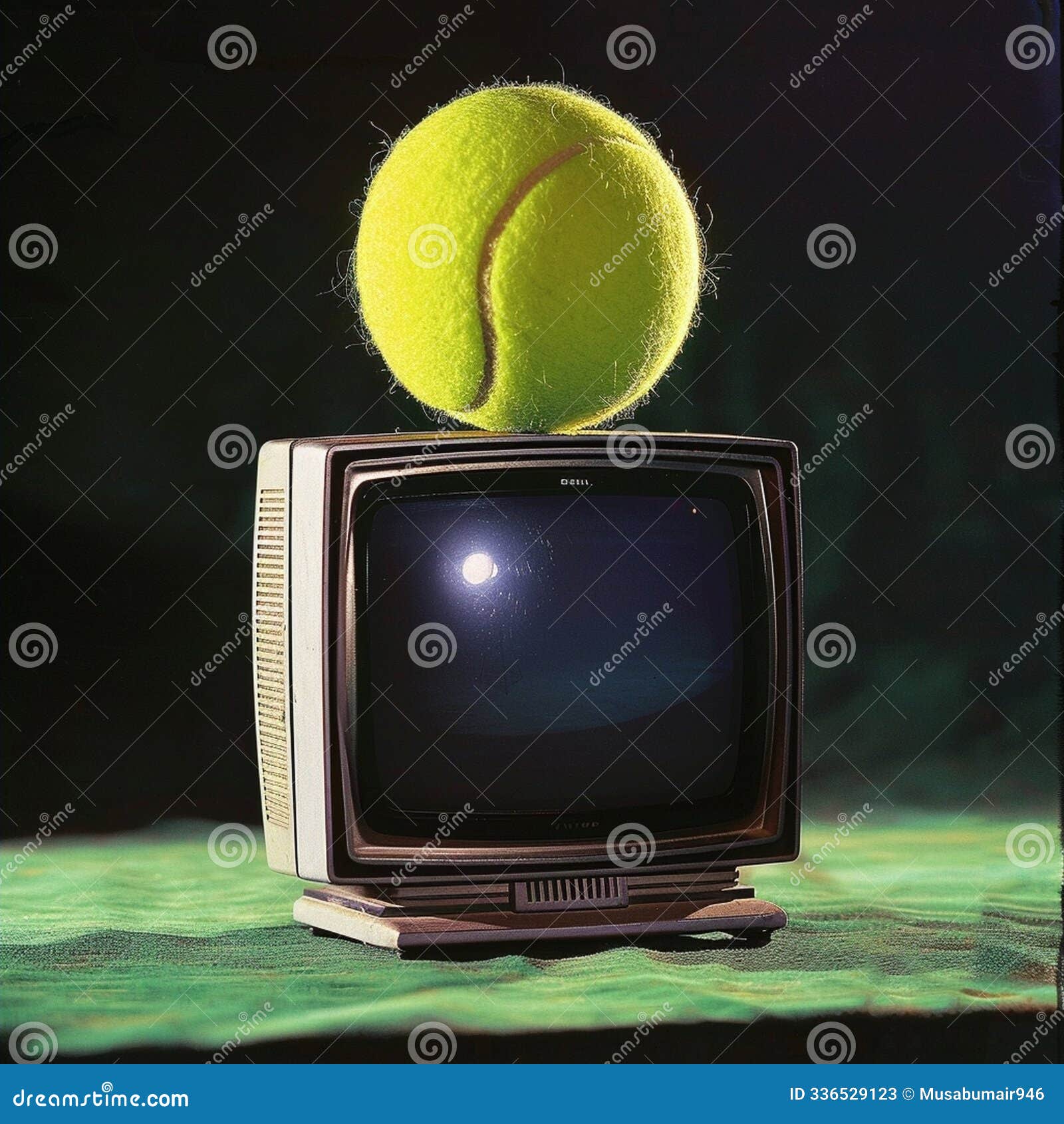 Tennis Ball-shaped Monitors for a Unique Gaming Setup Stock ...