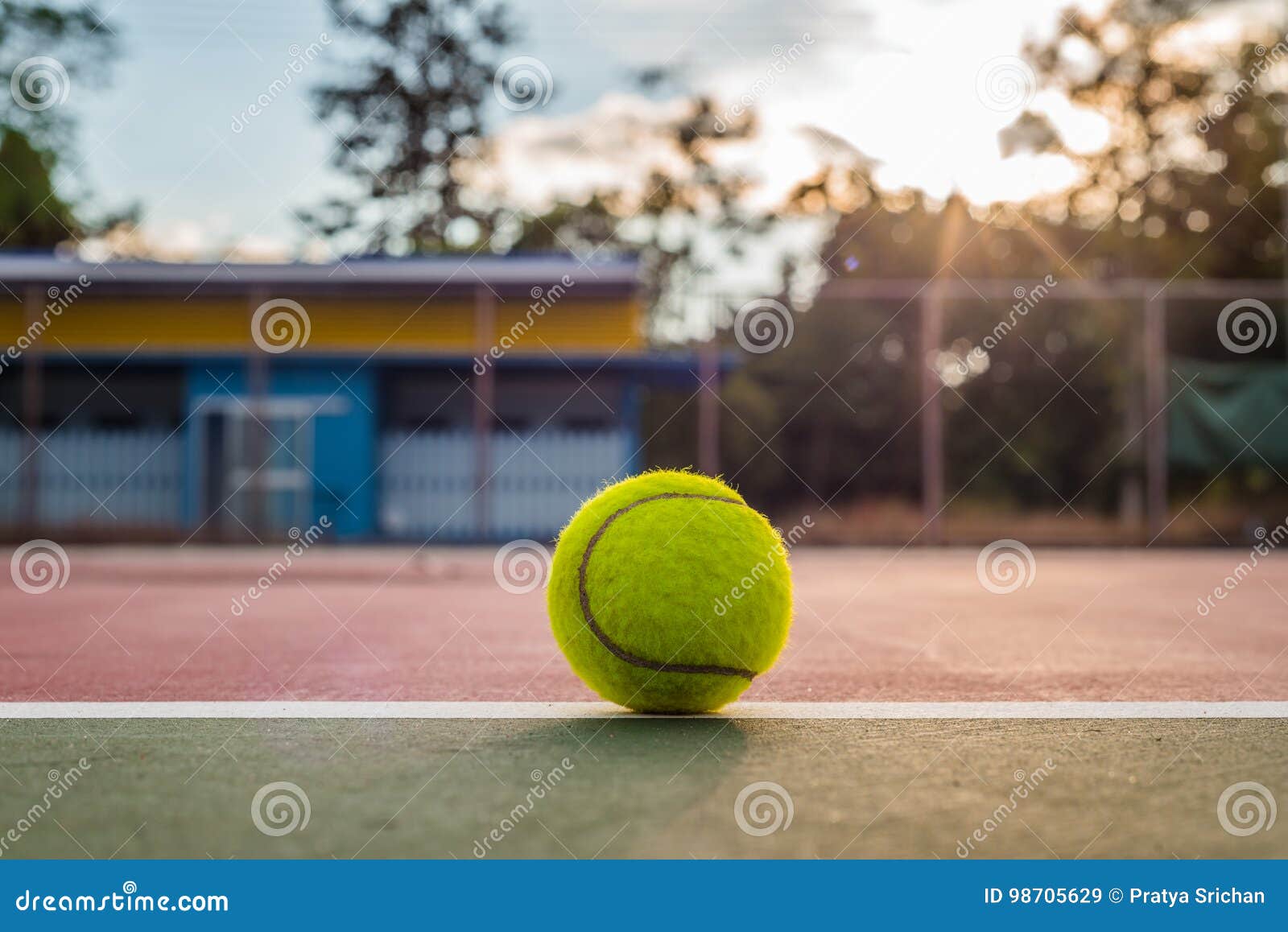 Tennis ball with sunlight stock image. Image of professional - 98705629