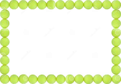 Tennis balls frame stock illustration. Illustration of focus - 8655228