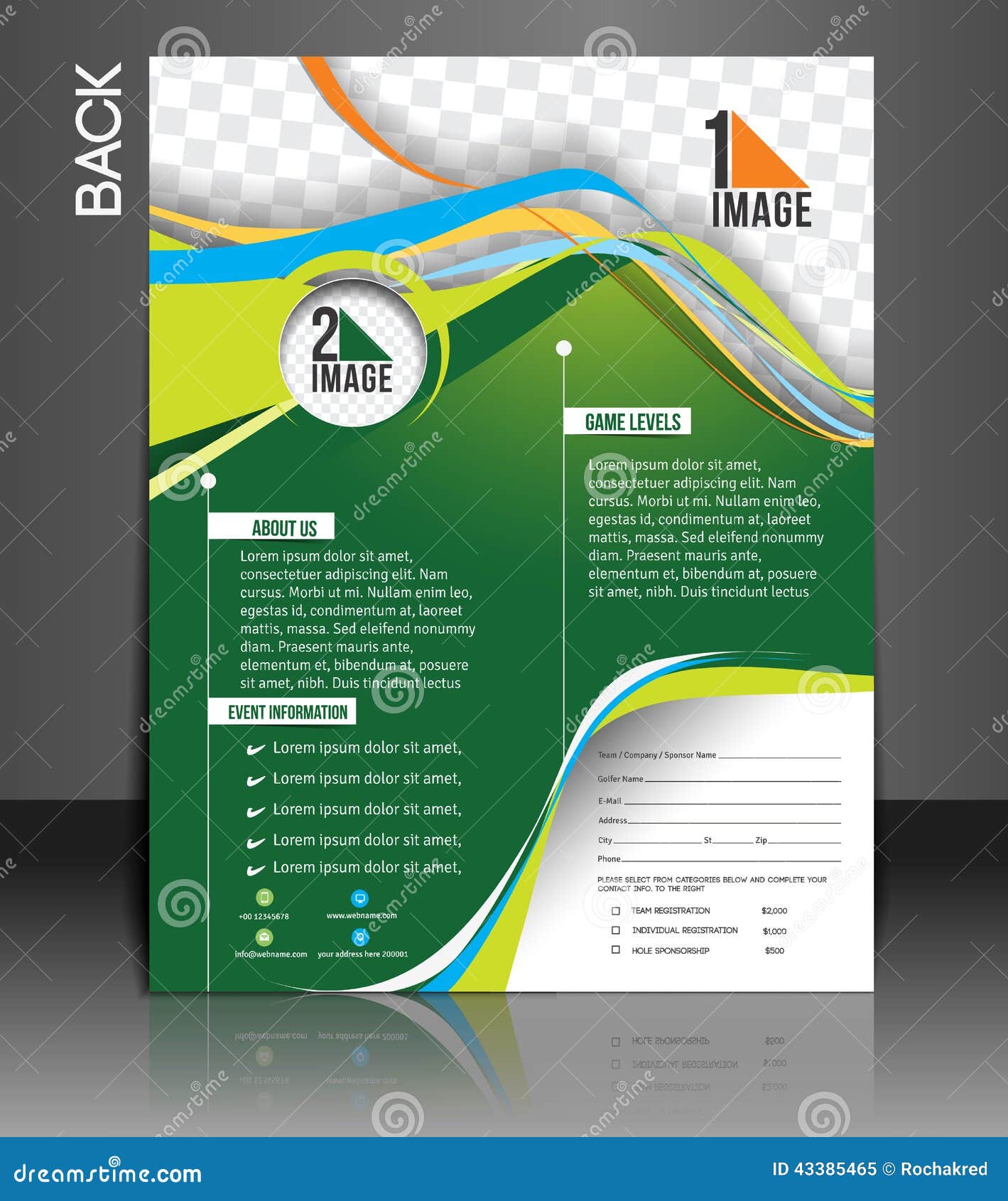 Tennis Competition Flyer stock vector. Illustration of decorative ...