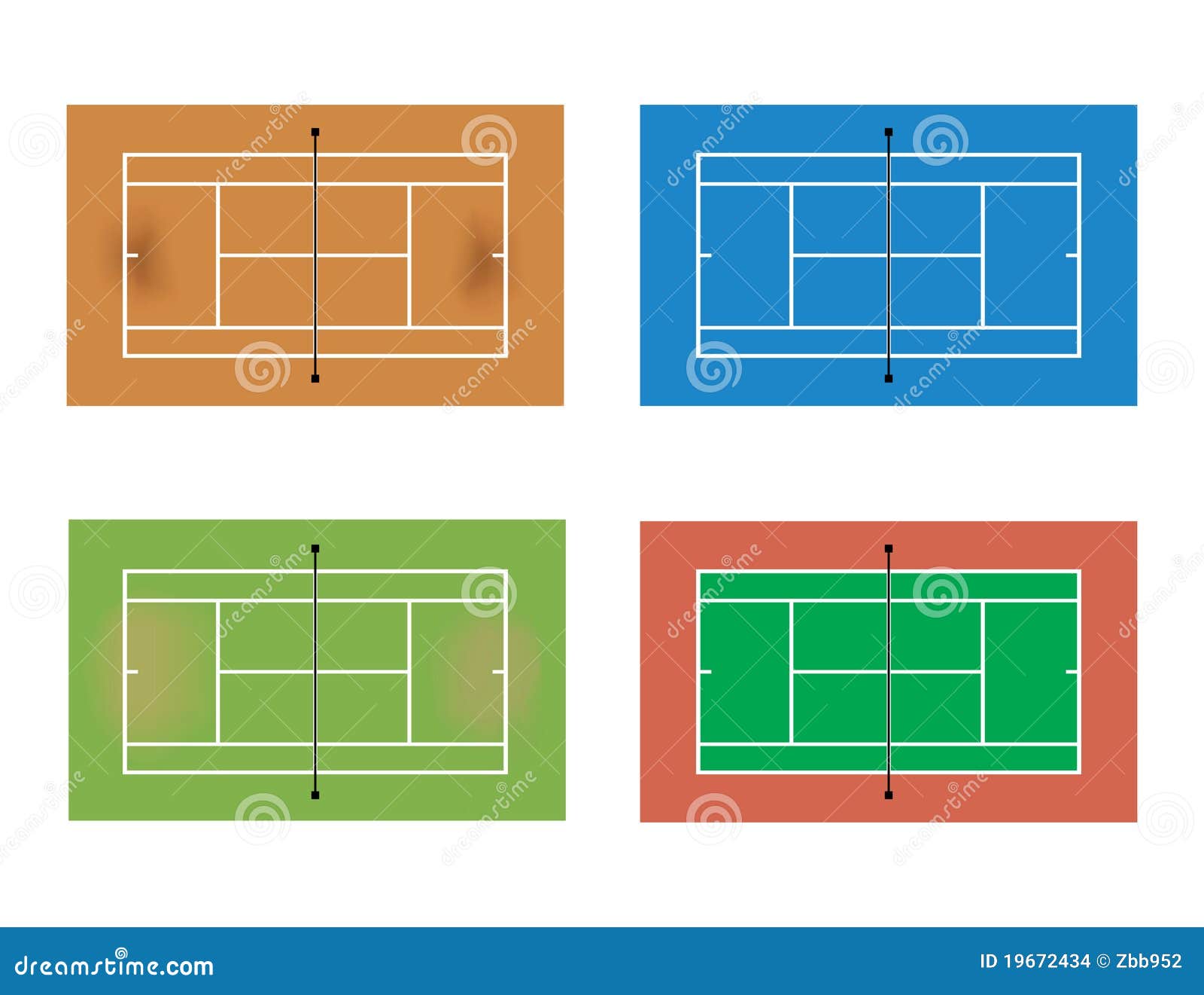 Tennis court stock vector. Illustration of background - 19672434