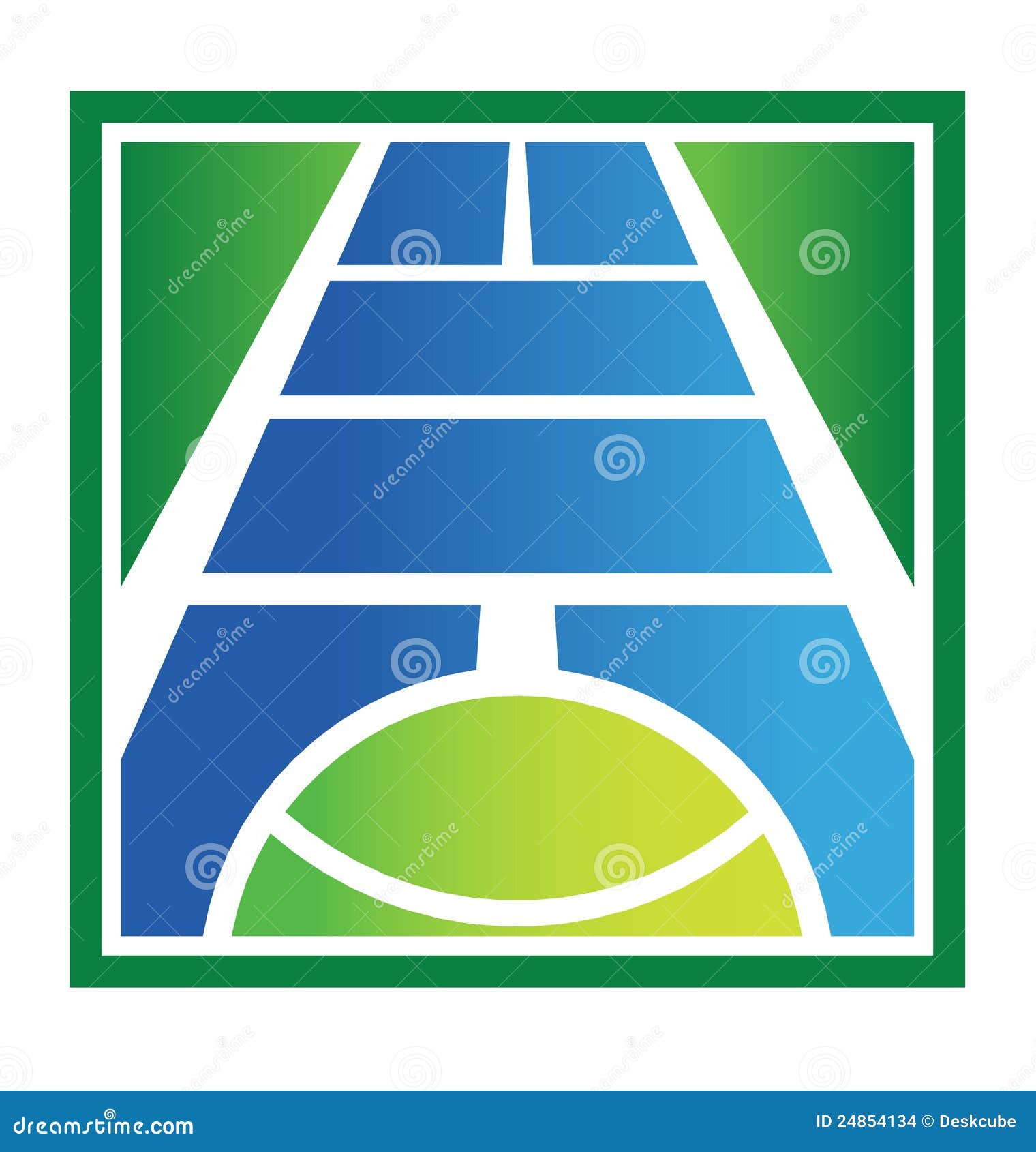 Tennis court logo stock vector. Illustration of competition - 24854134