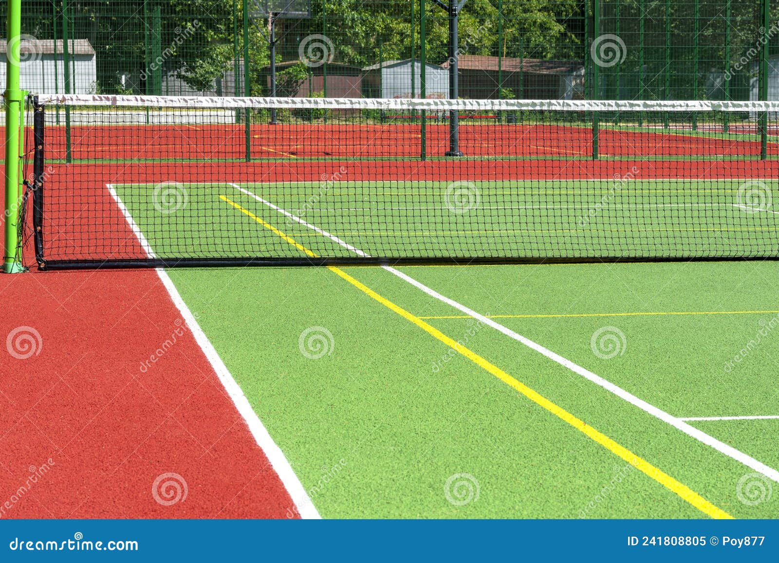 Tennis Court. Court Net stock image. Image of health - 241808805
