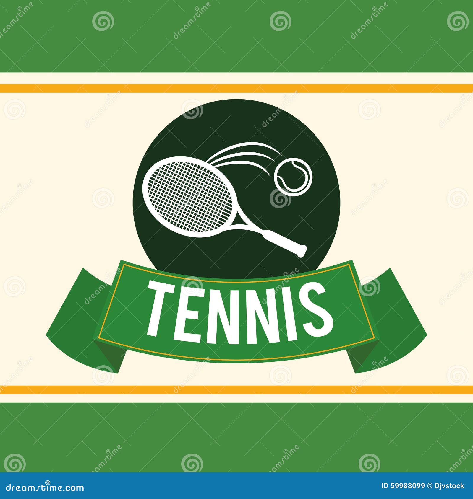 Tennis design stock vector. Illustration of classic, element - 59988099