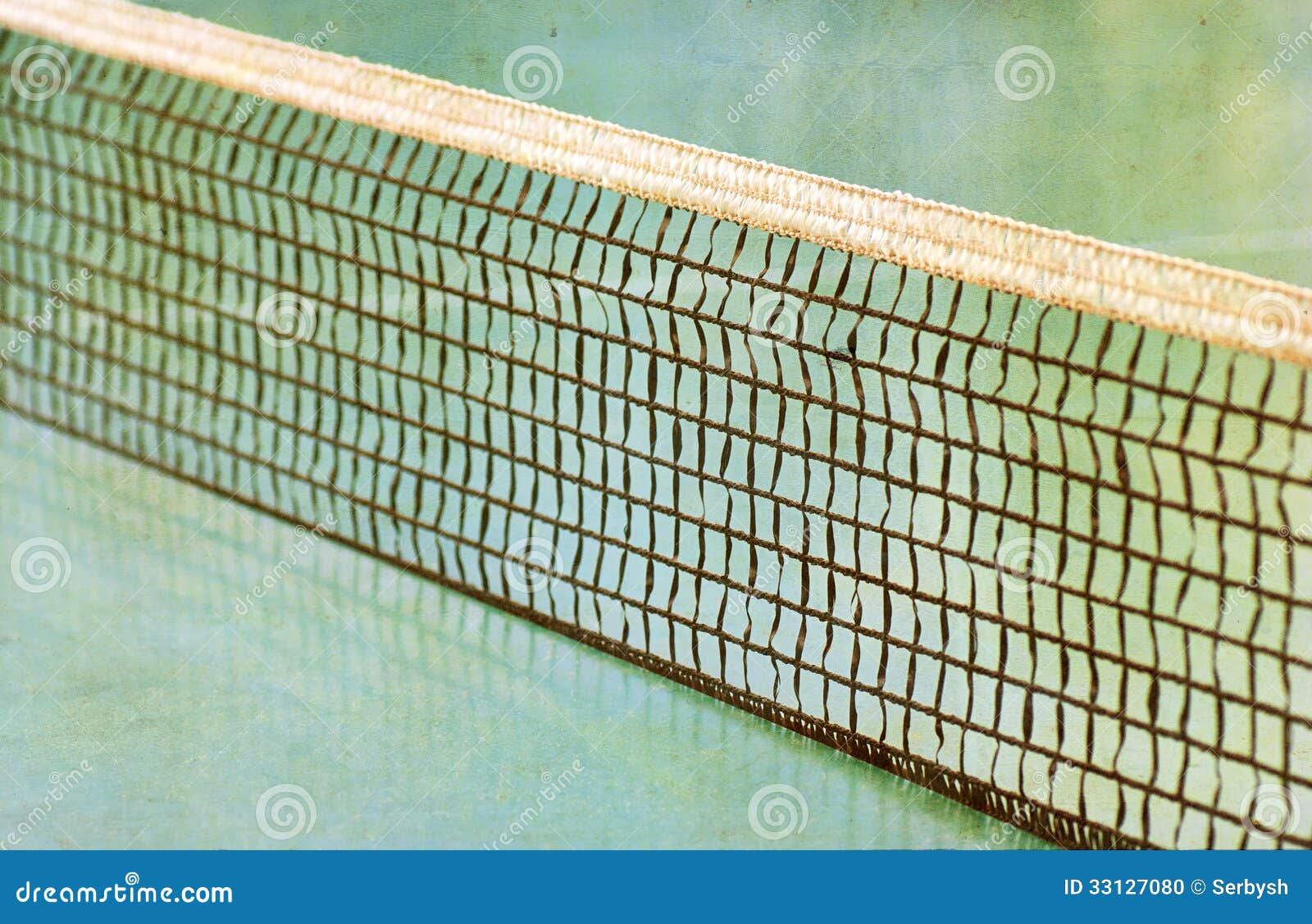 Tennis Field and a Tennis Net. Stock Photo - Image of field, coverage ...