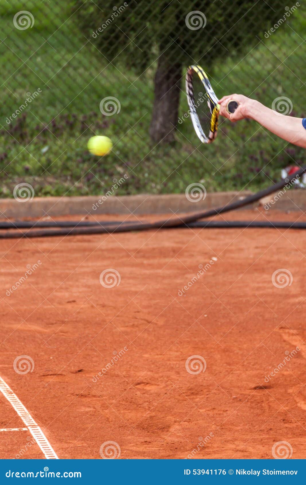 Tennis forehand stock photo. Image of hand, strength - 53941176