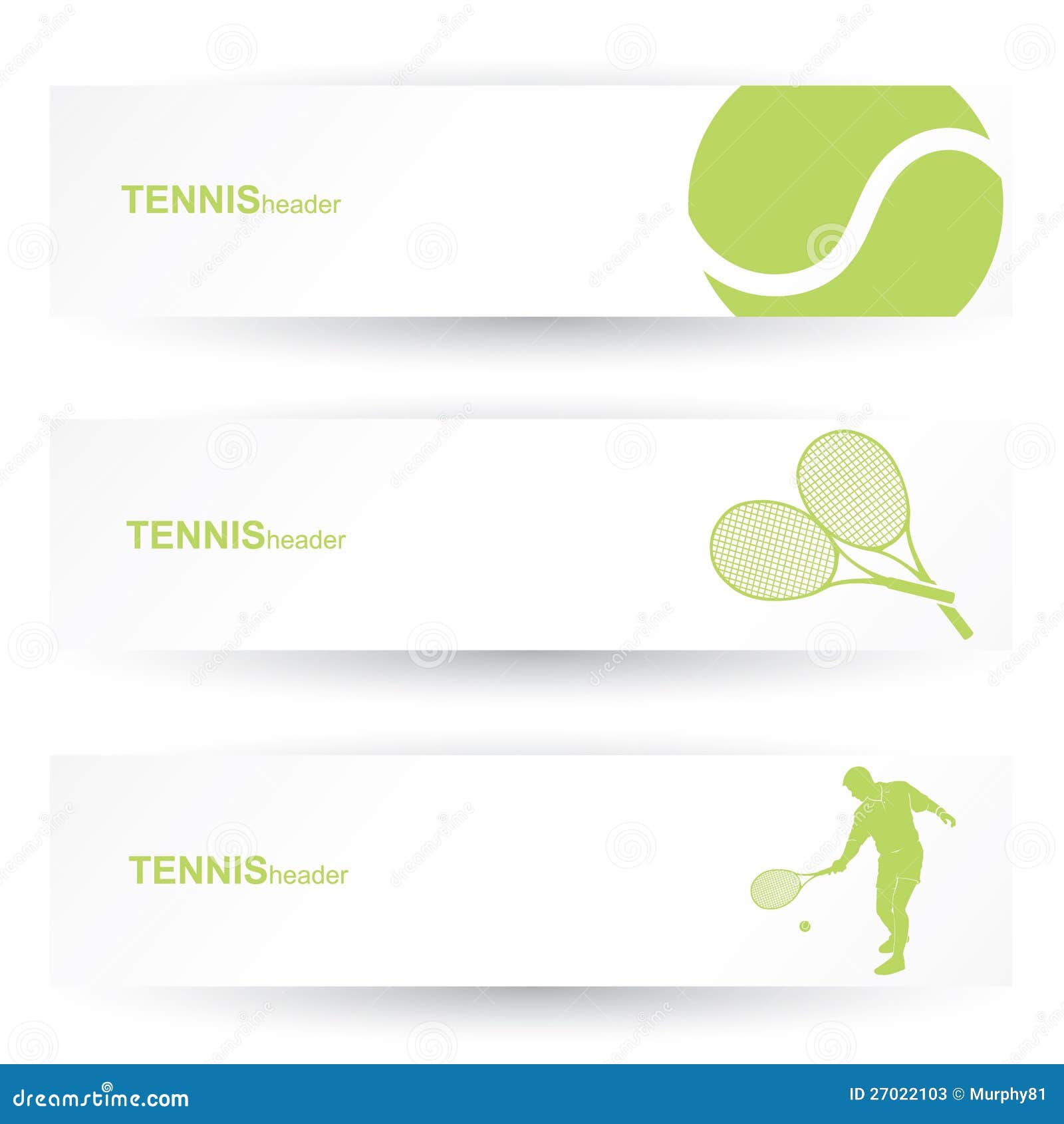 Tennis headers stock vector. Illustration of shot, graphic - 27022103