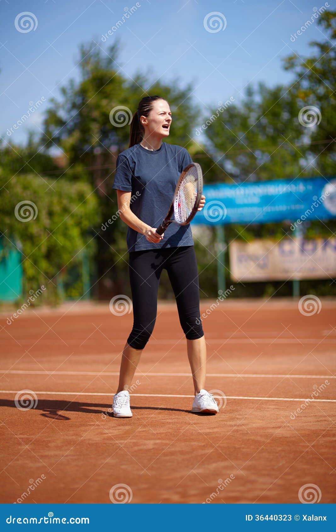Tennis Instructor Teaching Stock Image Image Of Match 36440323