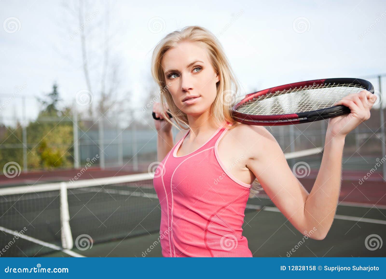Tennis player stock photo. Image of caucasian, active - 12828158