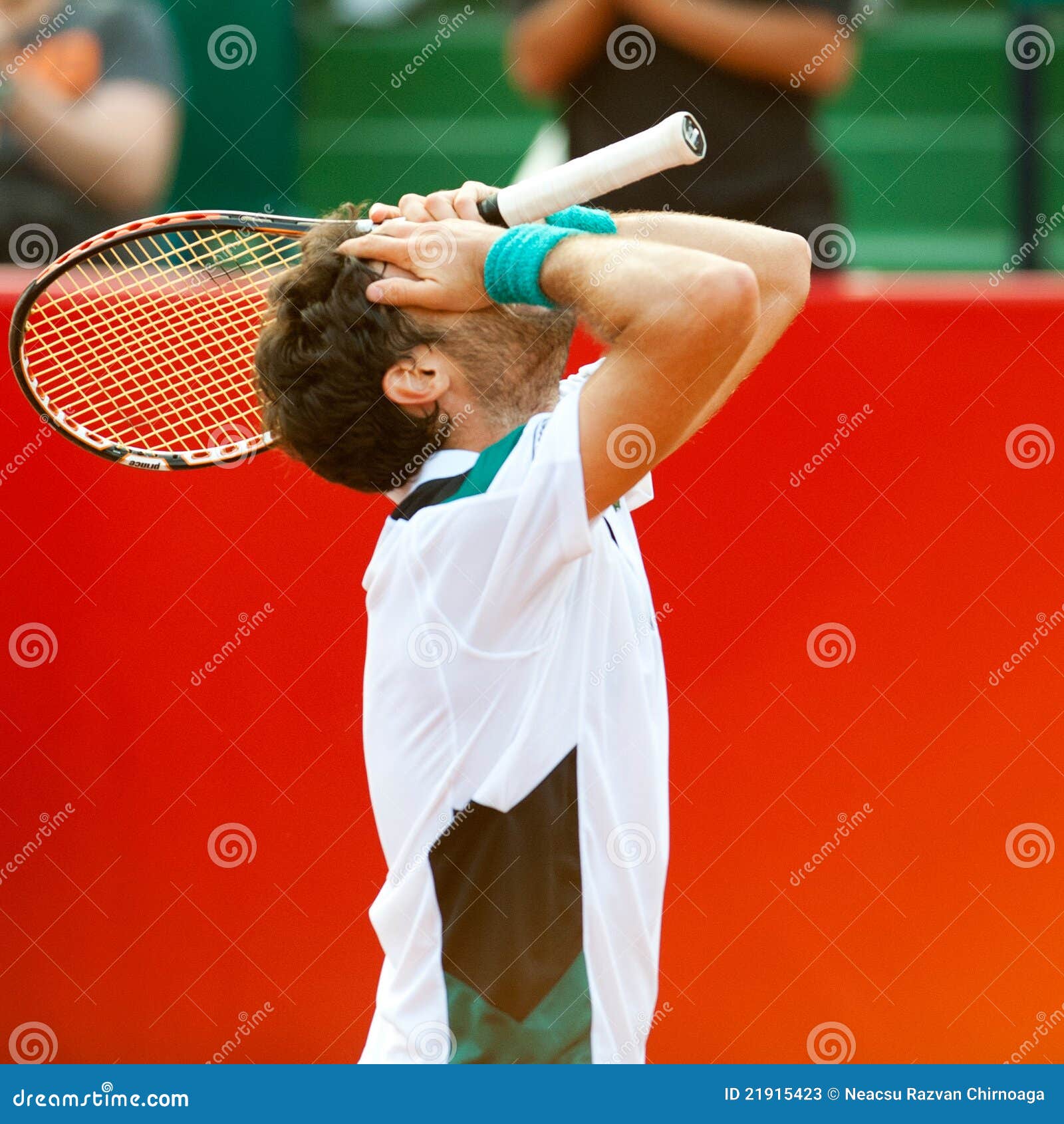 Tennis player in action editorial stock photo. Image of champion - 21915423