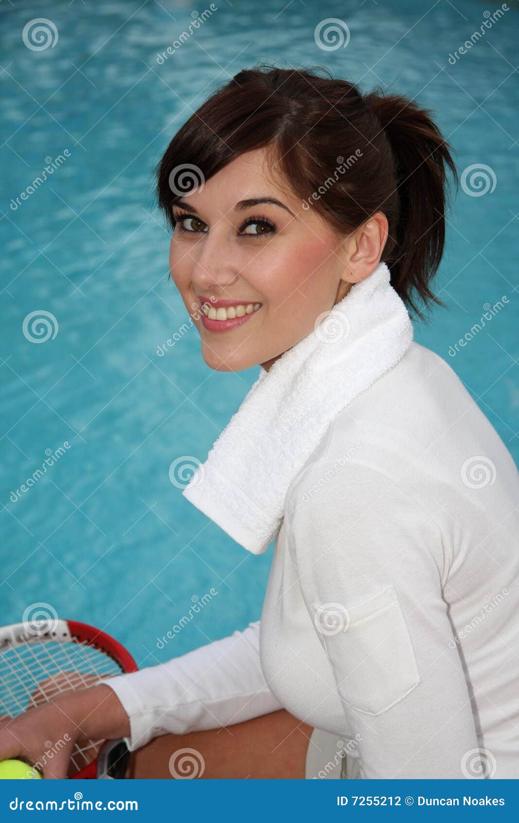 Tennis Player Beauty stock photo. Image of healthy, leisure - 7255212