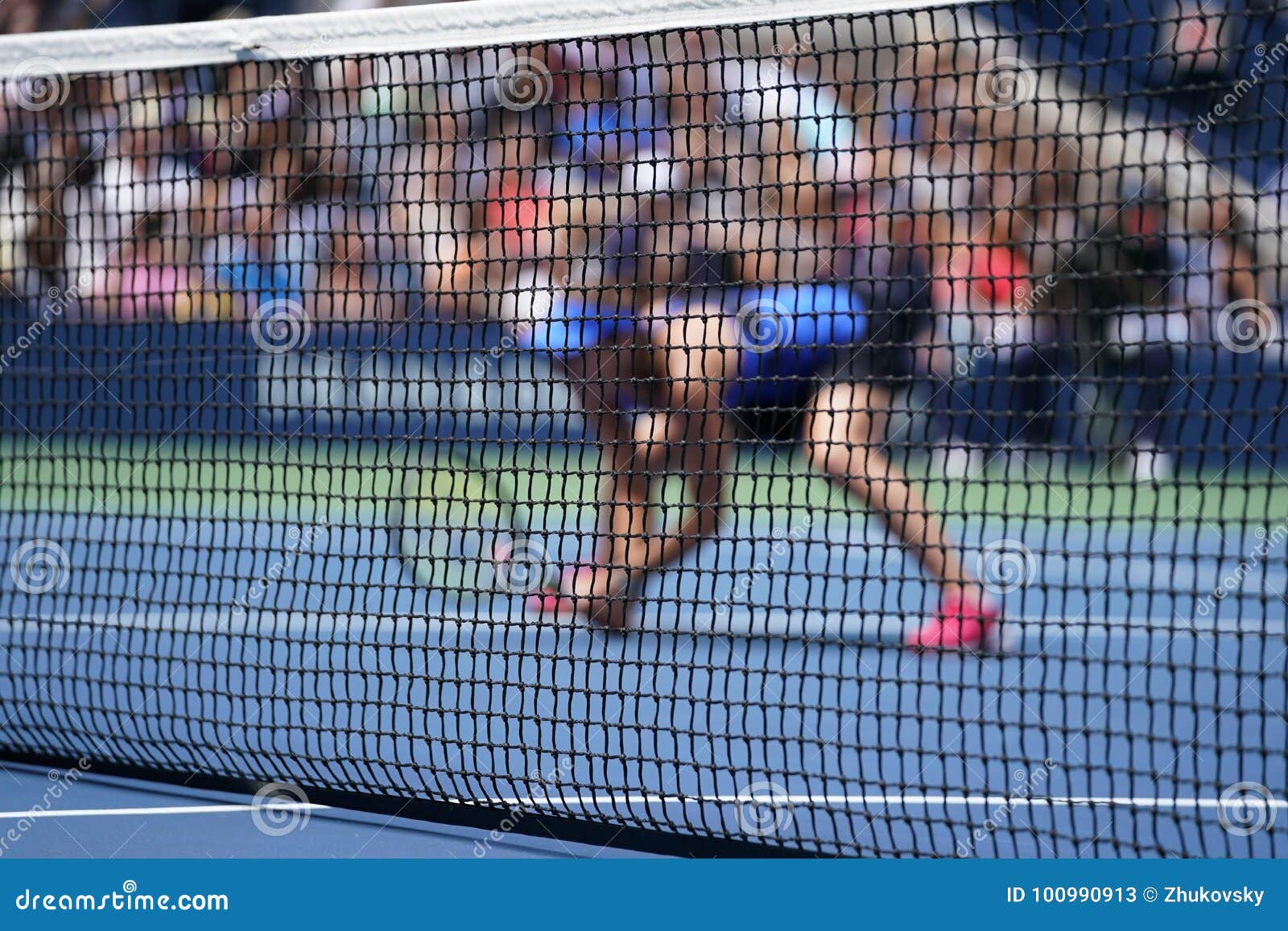 Tennis Player during Doubles Match Stock Image - Image of match ...