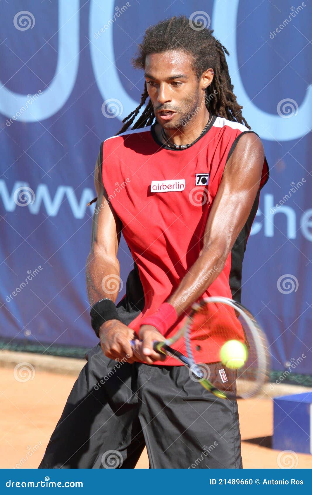 Tennis player DUSTIN BROWN editorial image. Image of single - 21489660