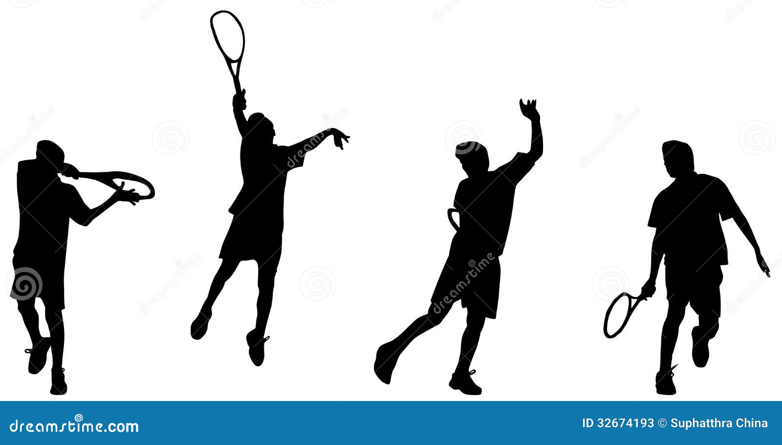 Tennis Backhand Royalty-Free Stock Image | CartoonDealer.com #10797766