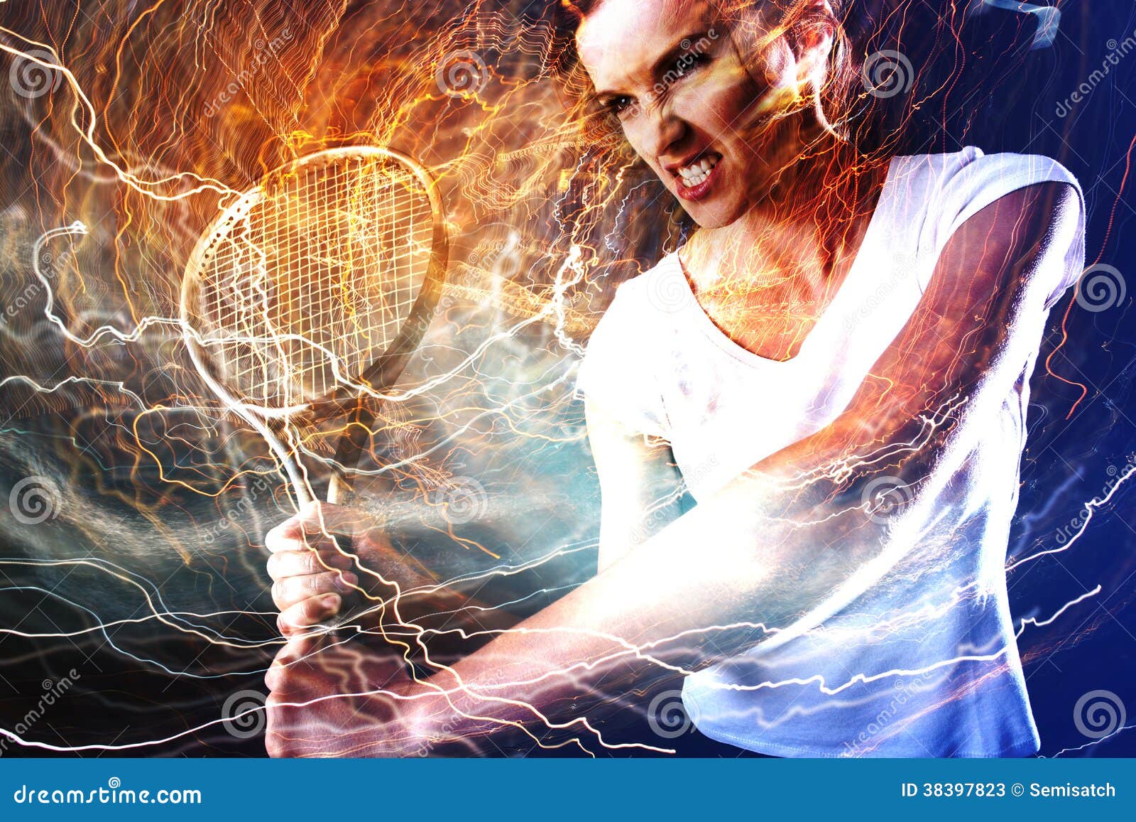 Tennis Player Lightnings Stock Photos - Free & Royalty-Free Stock ...