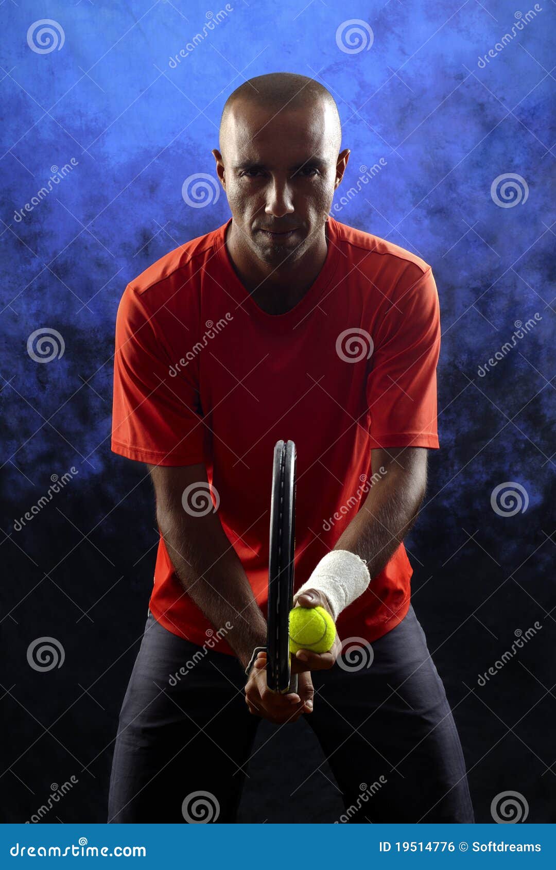 Tennis player portrait stock photo. Image of brunette - 19514776