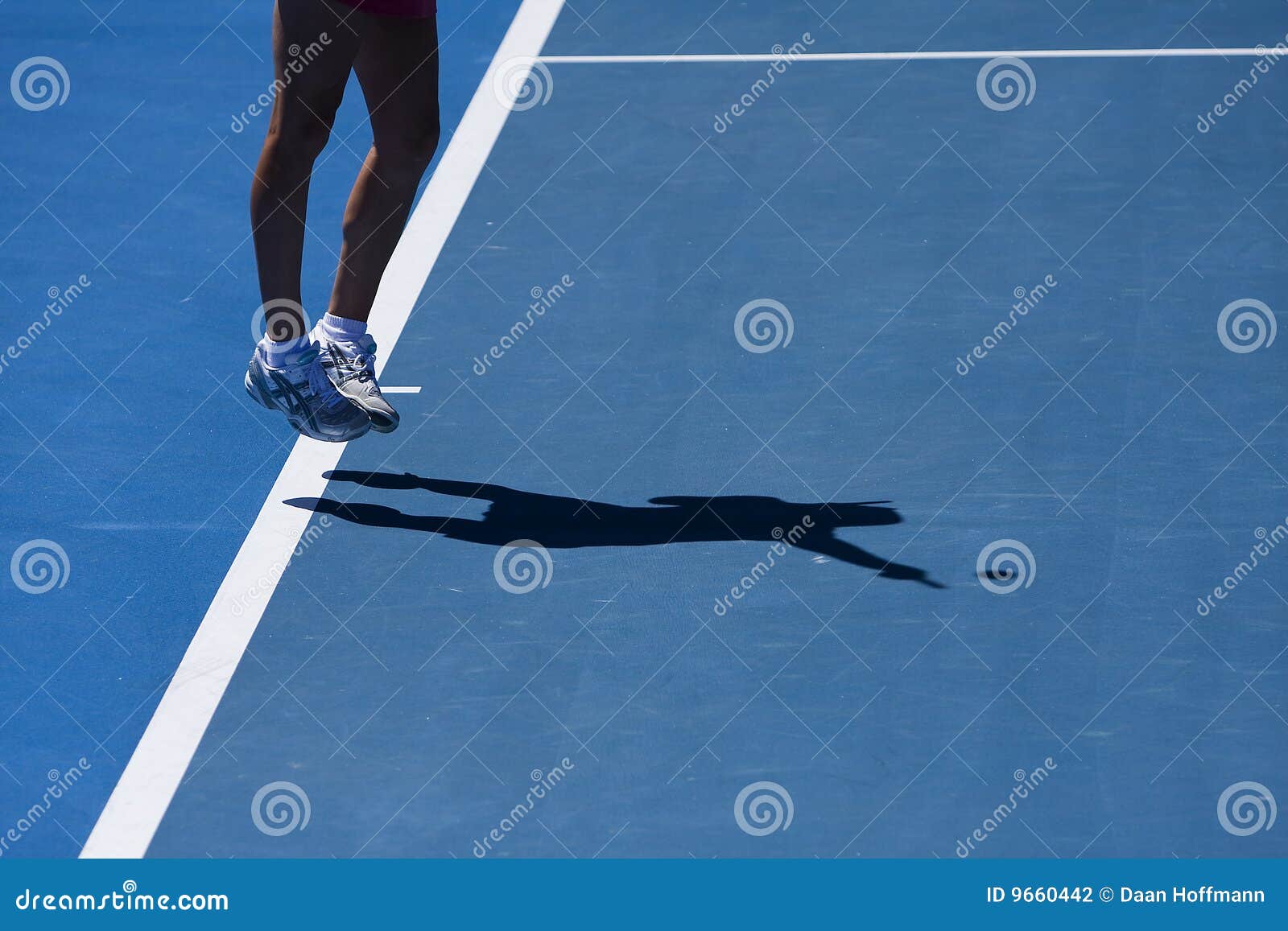 Tennis Player Shadow stock photo. Image of tennis, serve - 9660442