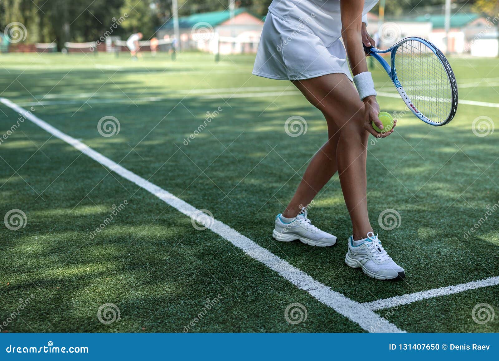 Tennis Player in Sportswear with a Racket Stock Photo - Image of ...