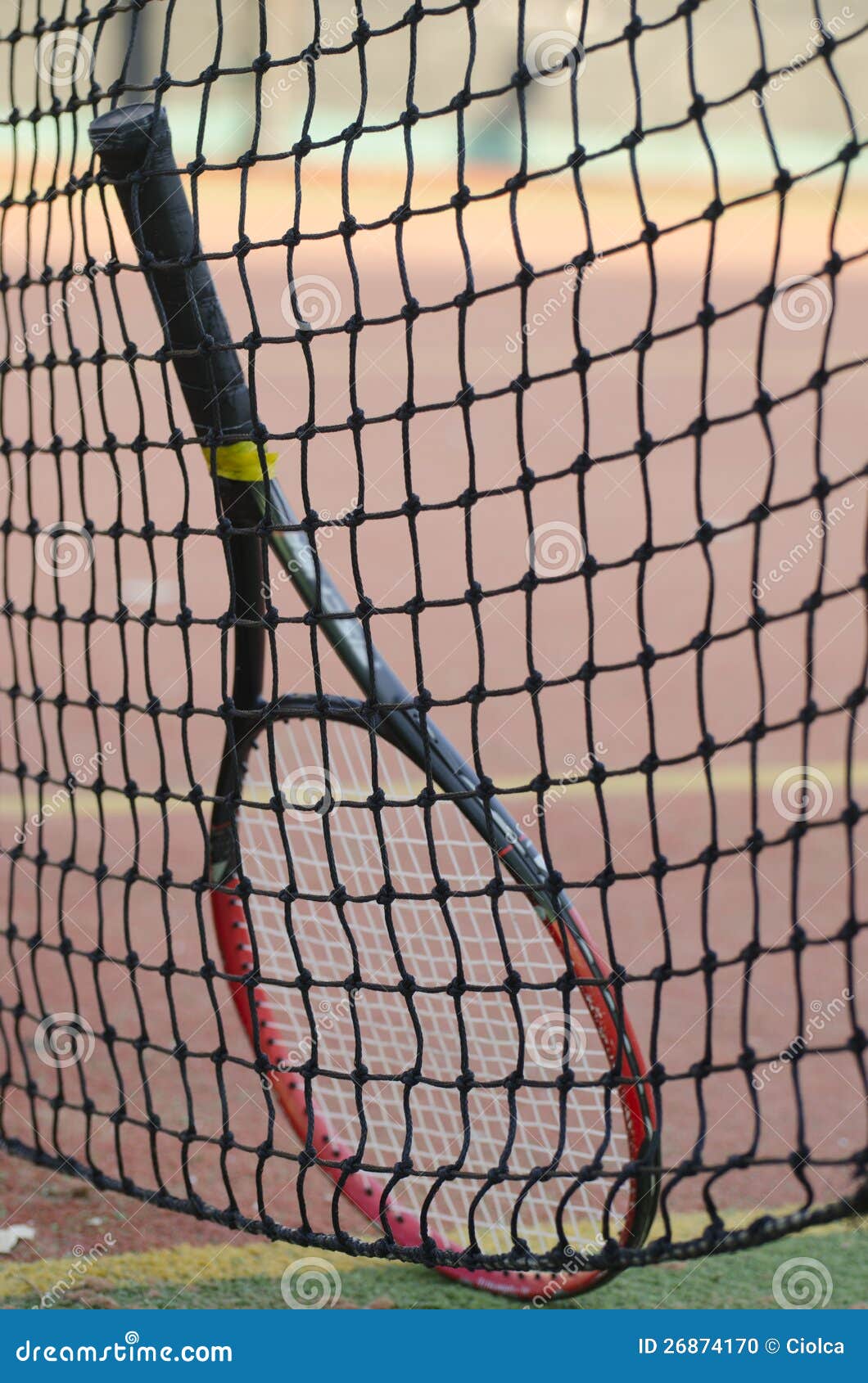 Tennis racket stock photo. Image of sports, yard, leisure - 26874170