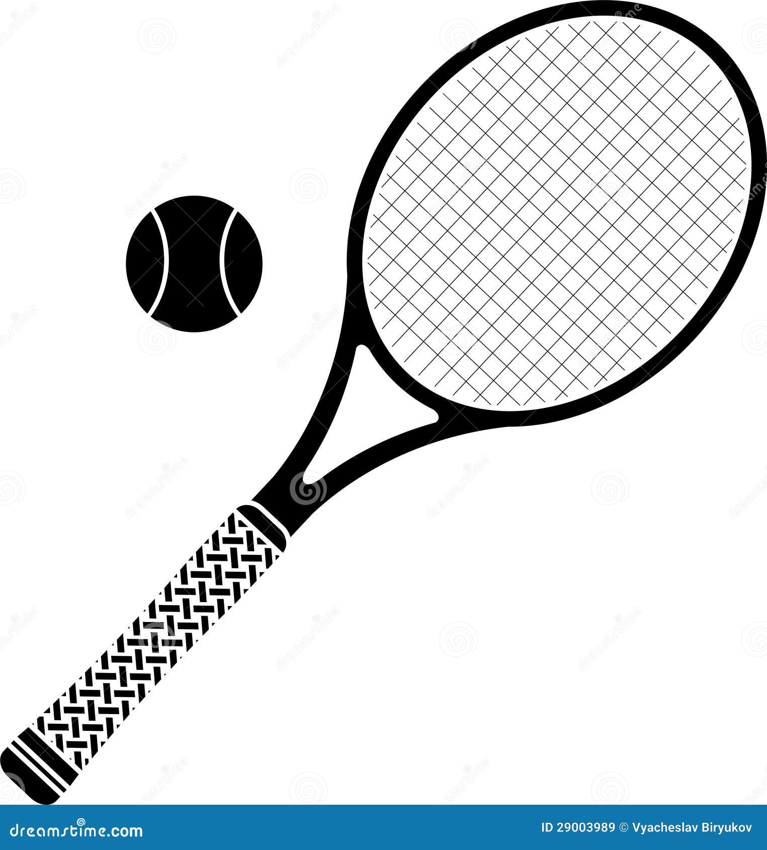 Tennis racket stock vector. Illustration of equipment - 29003989