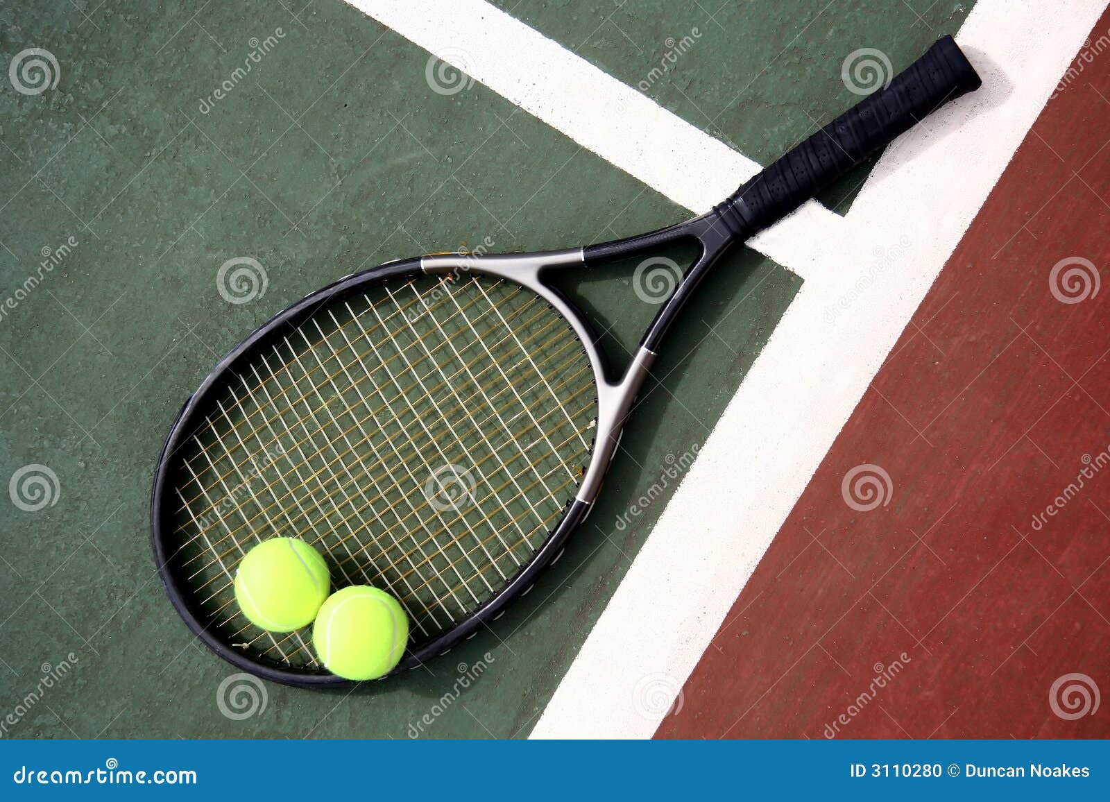 Tennis Racket and Balls stock photo. Image of balls, modern - 3110280